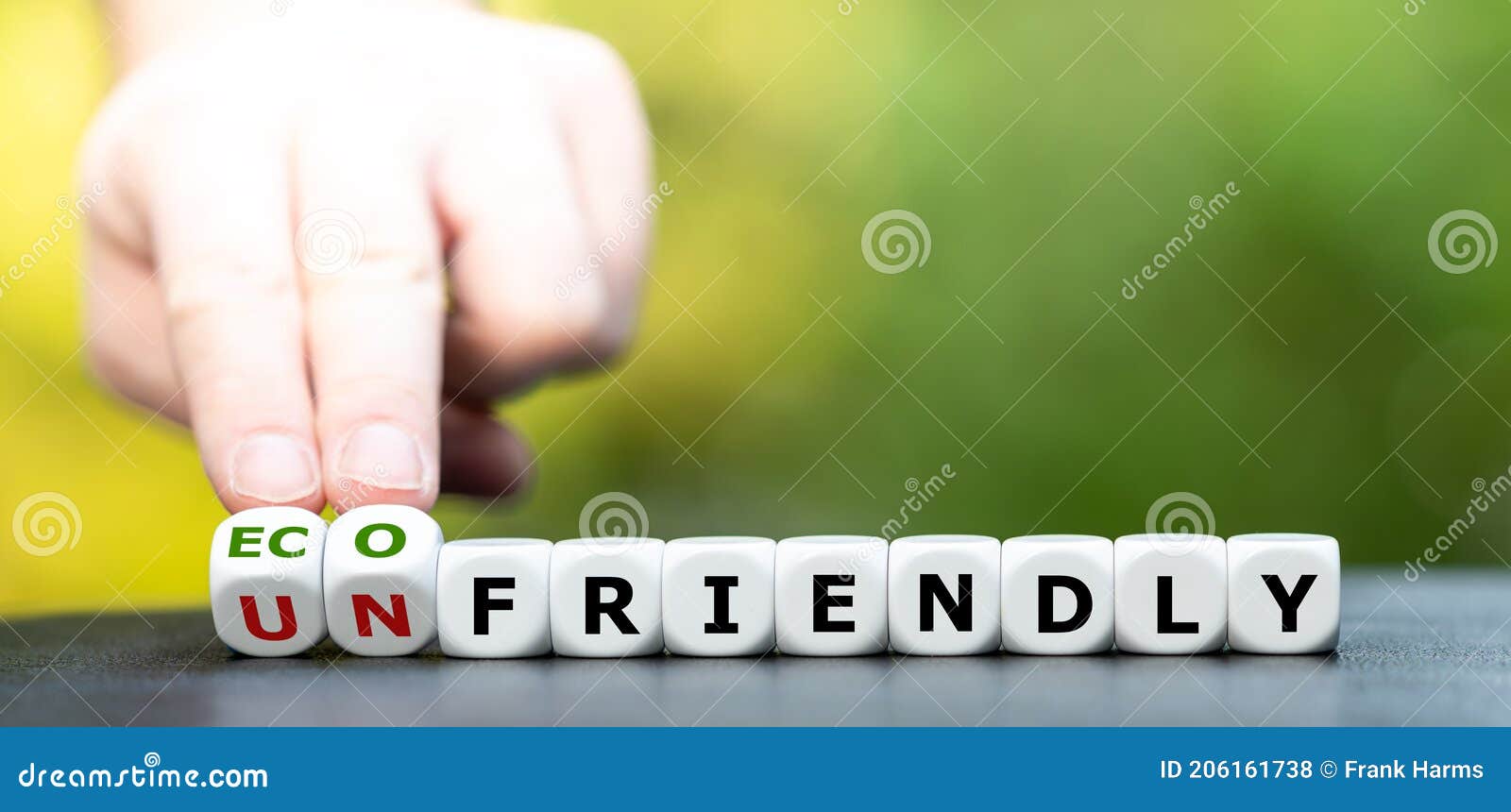 Hand Turns Dice and Changes the Expression `unfriendly` To `eco ...