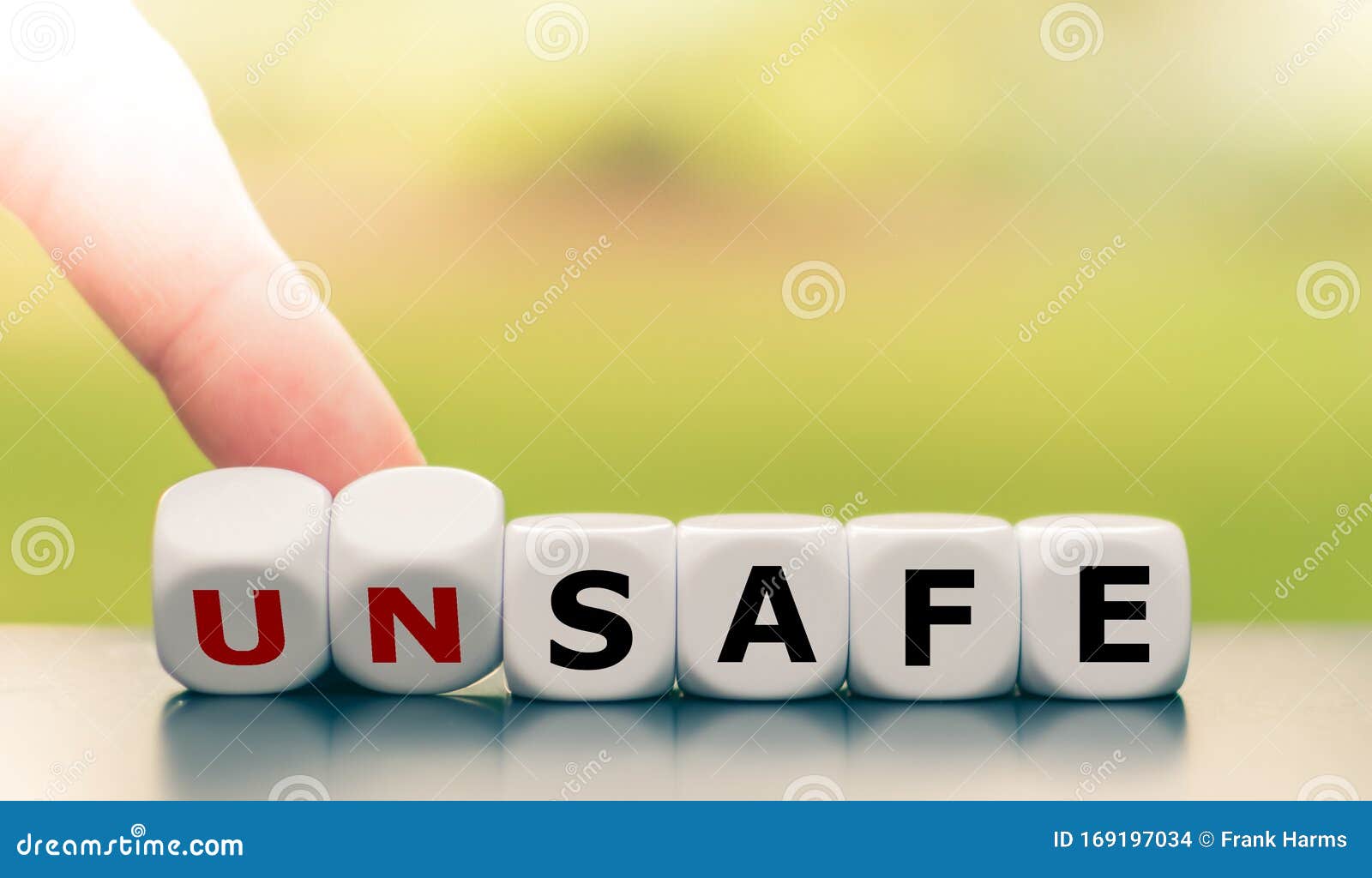 Unsafe, Word In Wooden Alphabet Letters Stock Image | CartoonDealer.com ...
