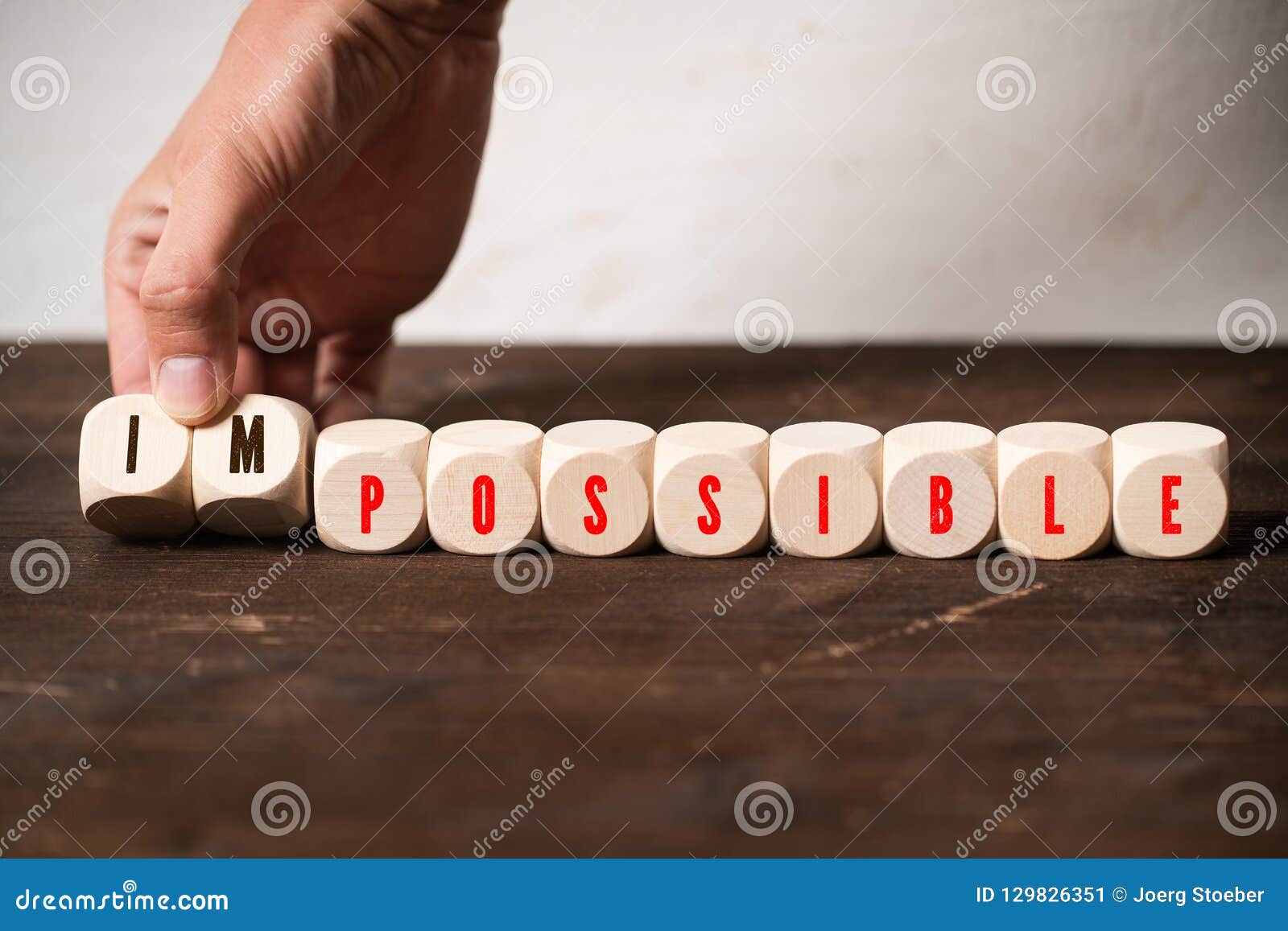Impossible Turns To Possible Stock Image - Image of planning, chance ...