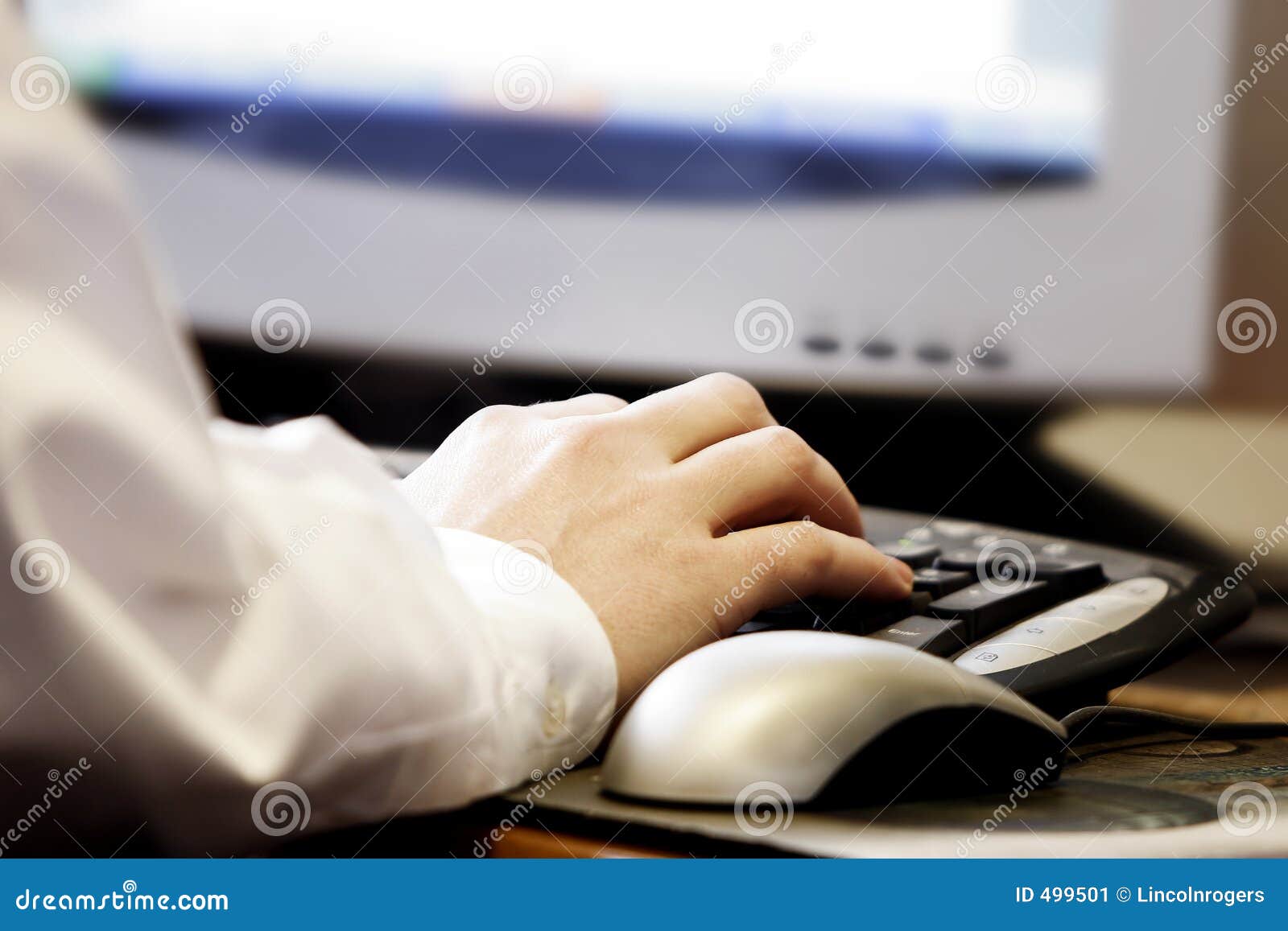 Hand Type Computer stock image. Image of online, banking - 499501