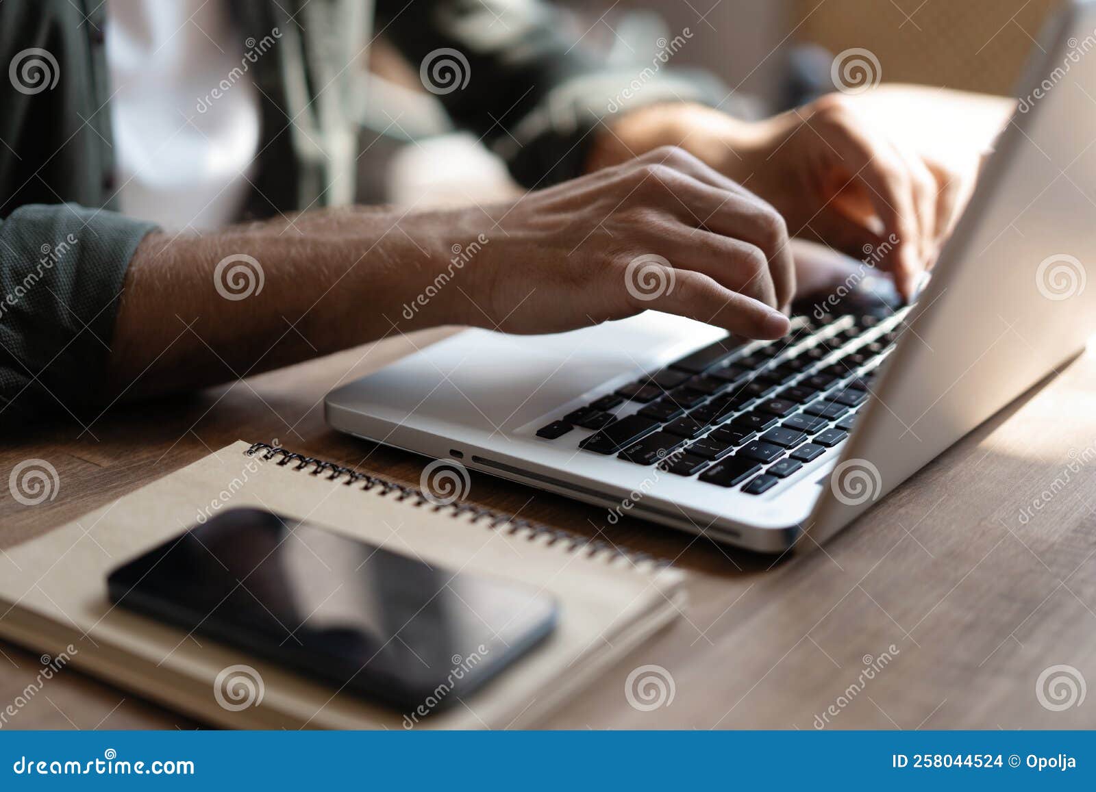 Hand Typing Message on Keyboard Laptop Chatting Friend Search ...