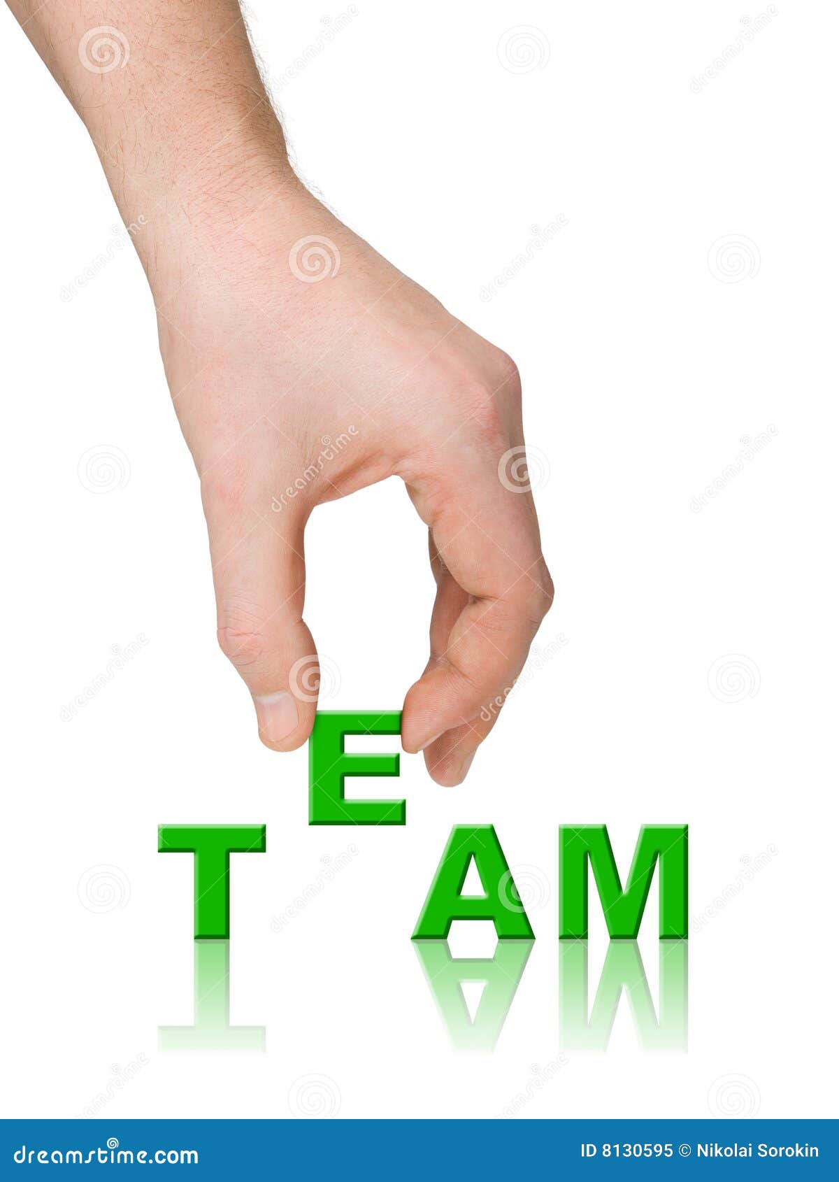 Hand und Wort Team stockbild. Bild von ausdrücken, kreativität - 8130595