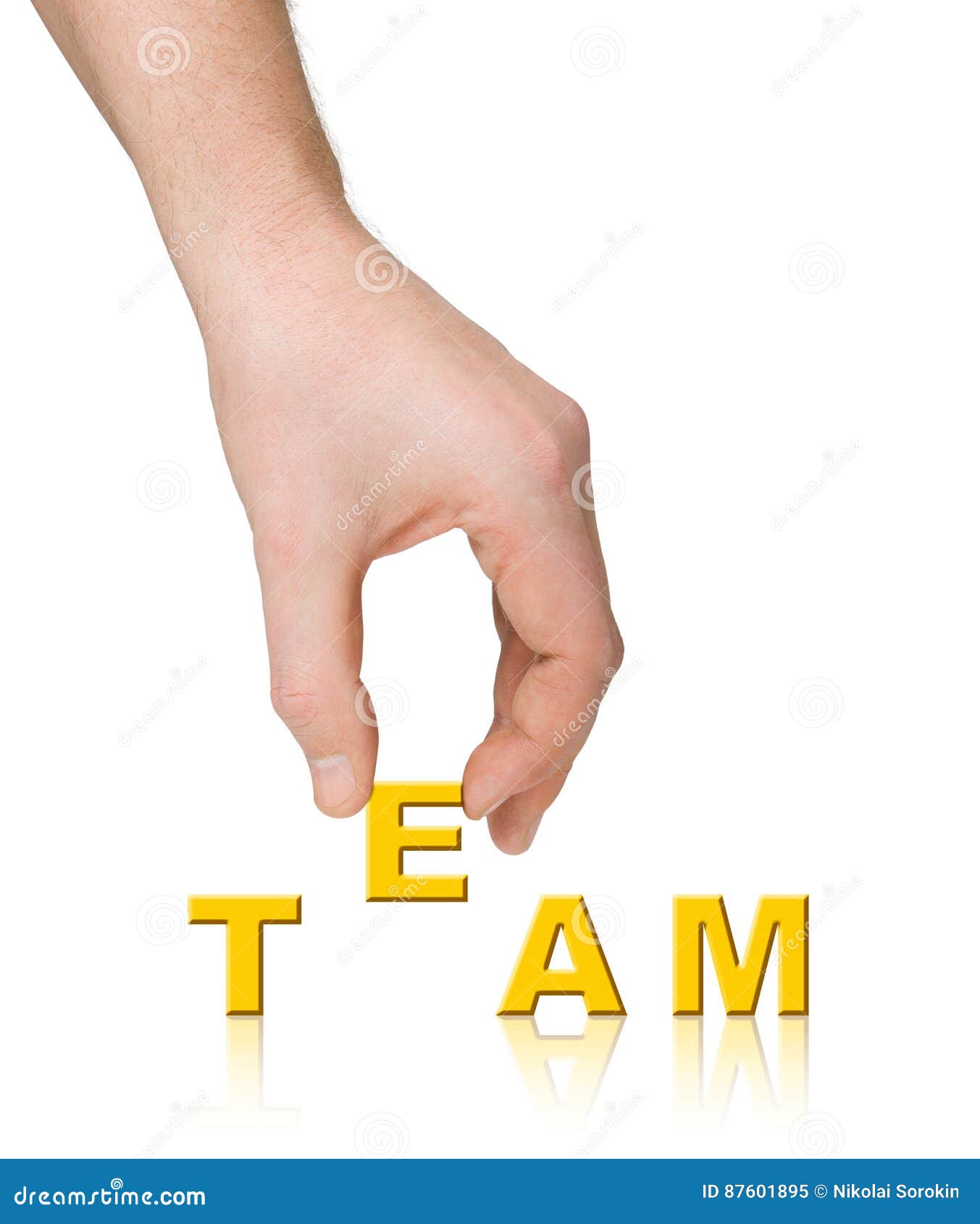 Hand und Wort Team stockbild. Bild von kaukasisch, zeichen - 87601895