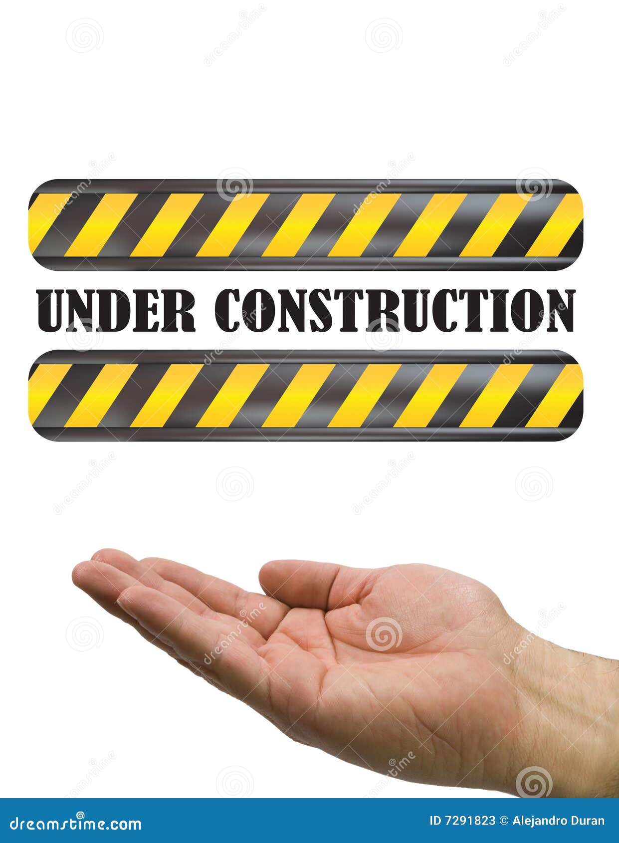 Construction Sign White Background Stock Illustrations – 249,589 ...