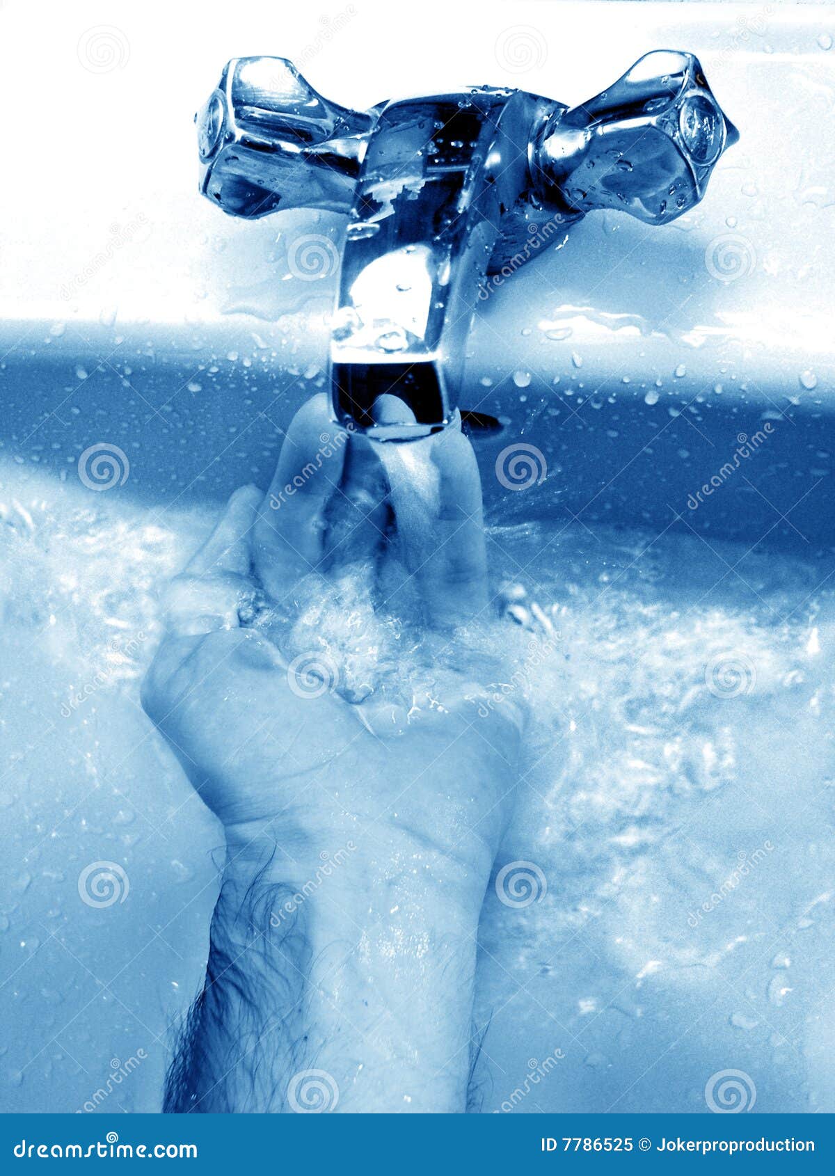 Hand under running water stock image. Image of rinse, flowing - 7786525