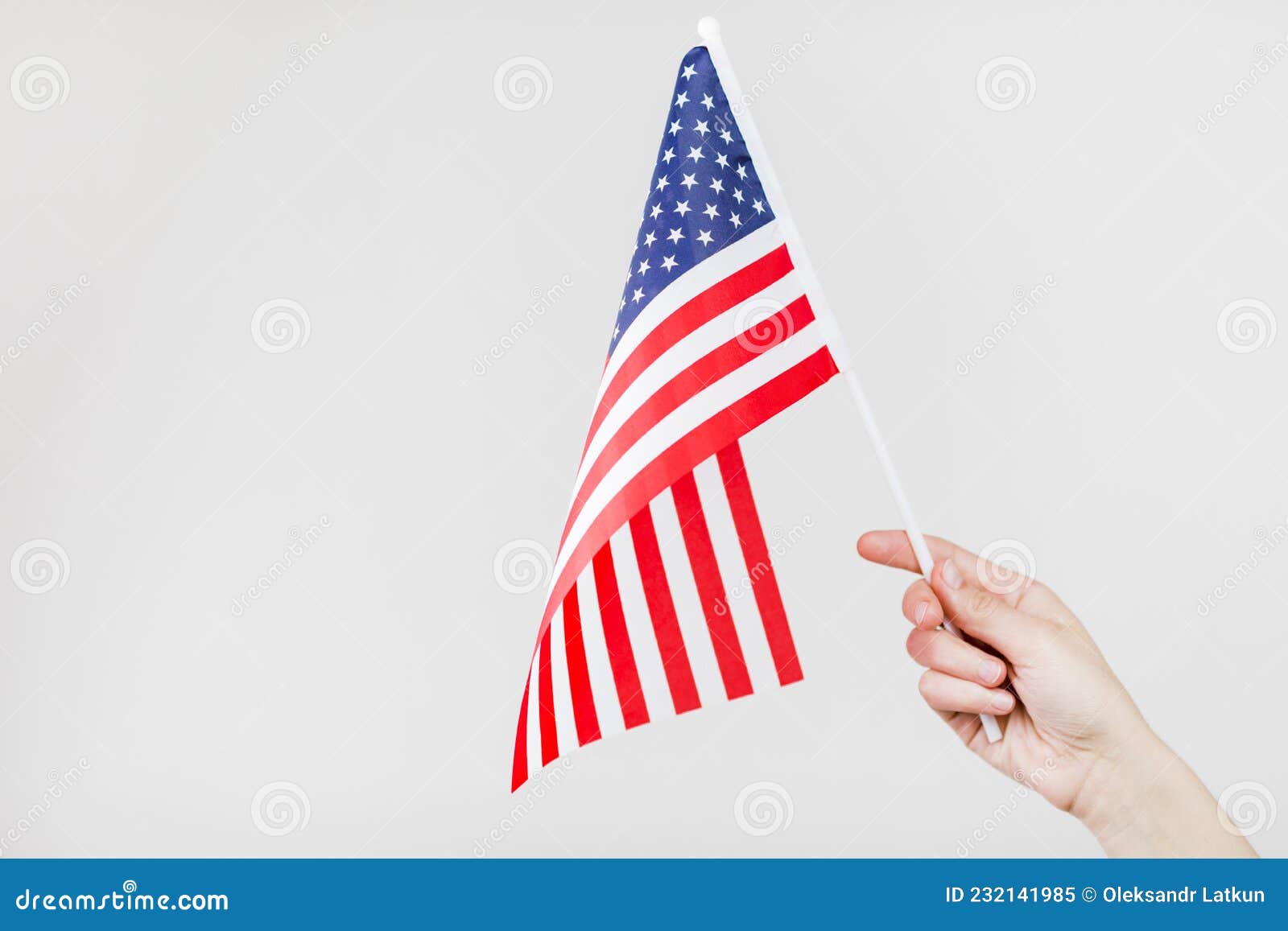 Hand with Usa Flag. High Quality Photo Stock Image - Image of american ...
