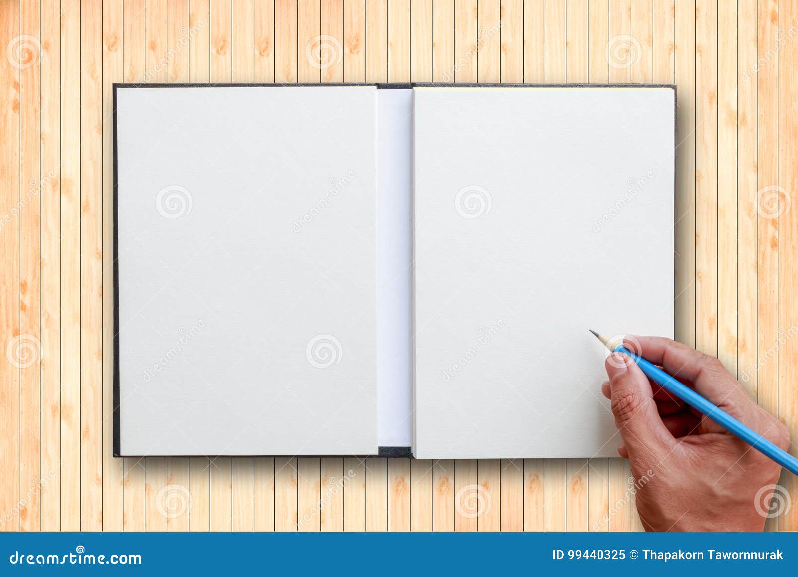 Hand use pencil stock image. Image of human, notebook - 99440325