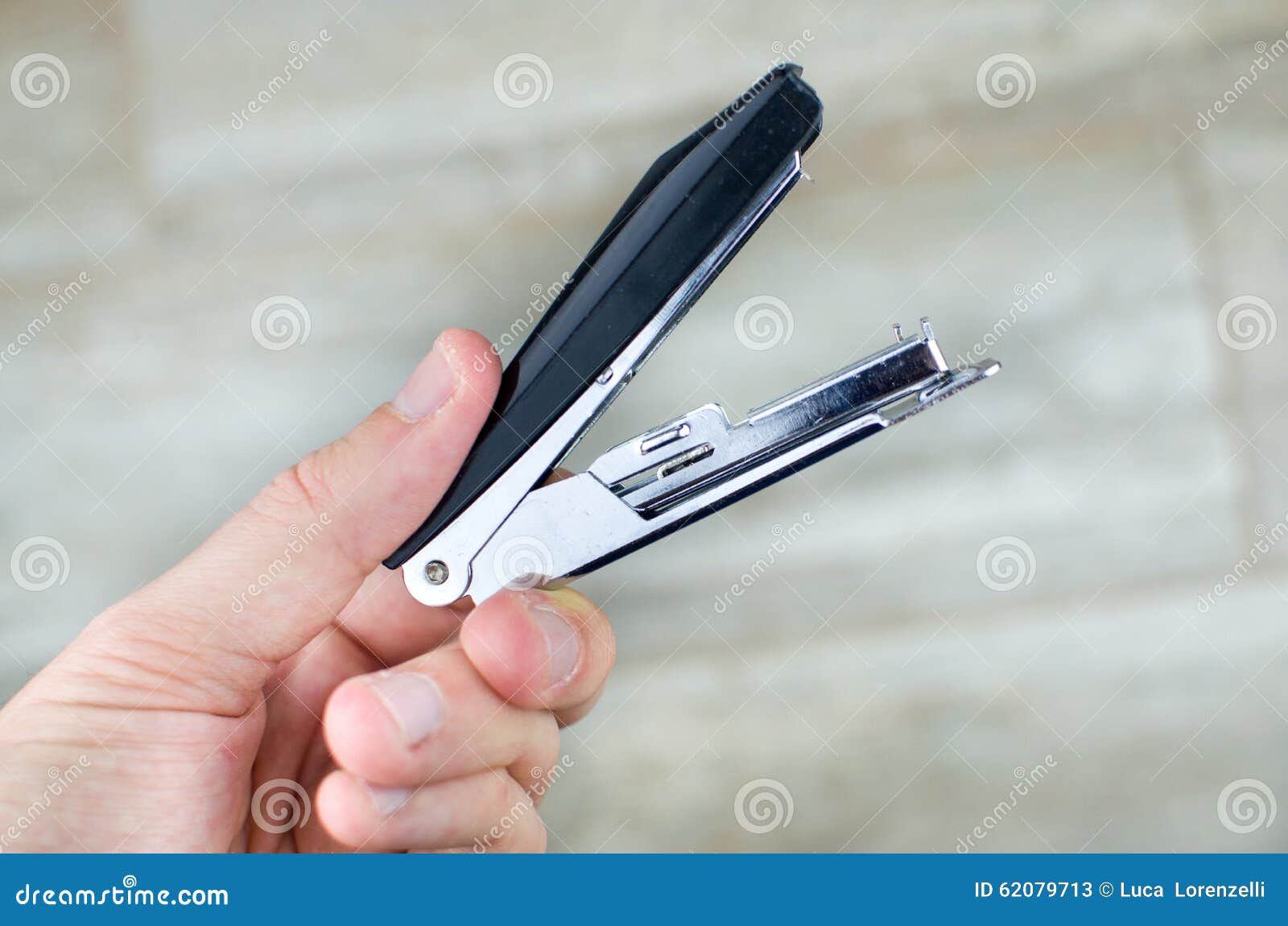 Hand use stapler stock image. Image of male, stationery - 62079713