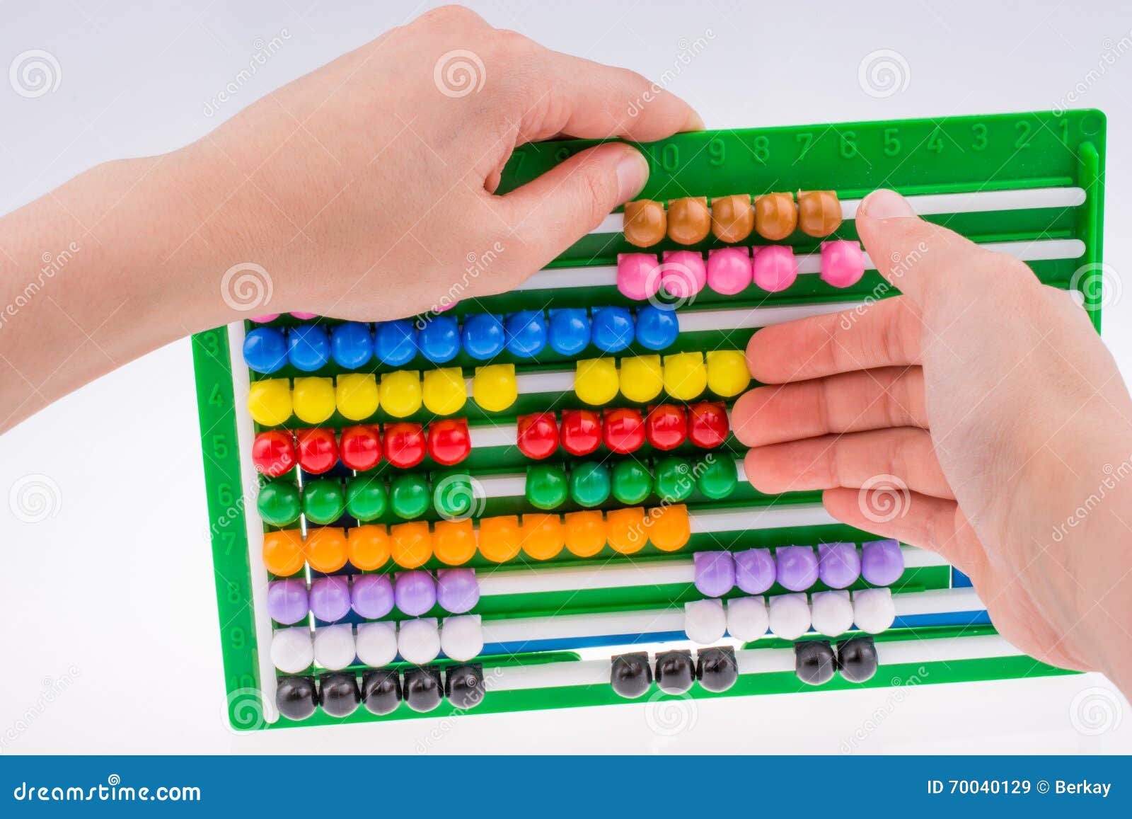 Hand using an abacus stock image. Image of mathematics - 70040129