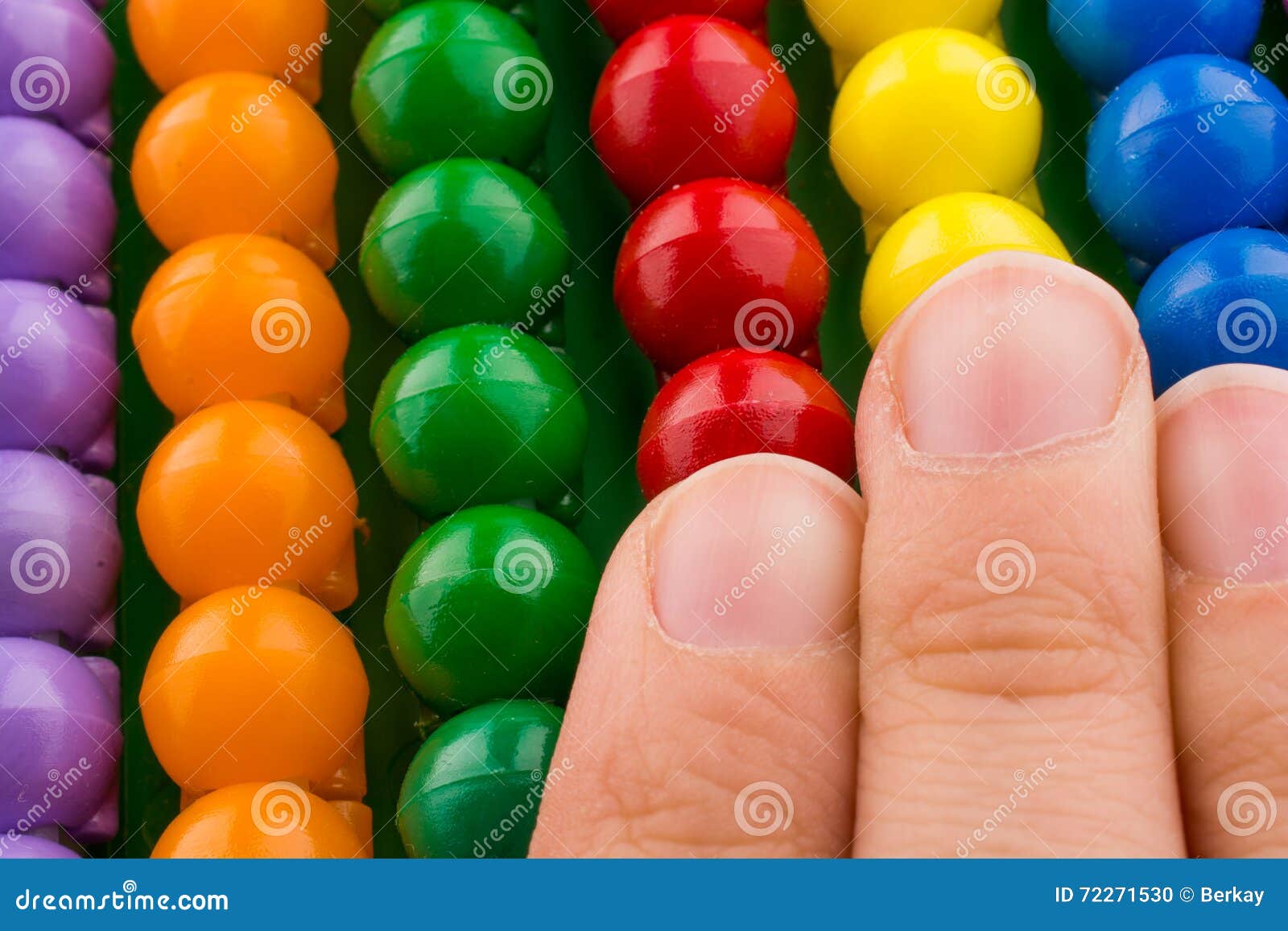 Hand using an abacus stock photo. Image of learn, arithmetic - 72271530