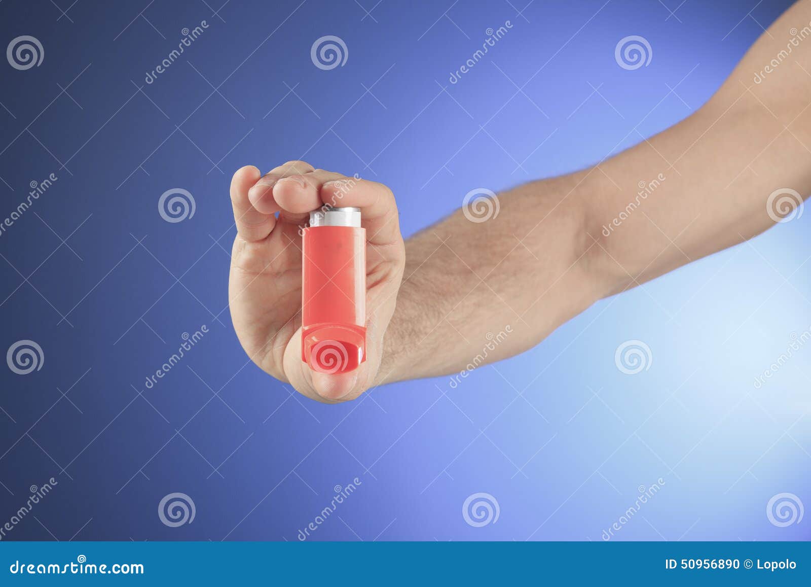 Hand Using an Asthma Inhalator Stock Photo - Image of bronchitis ...