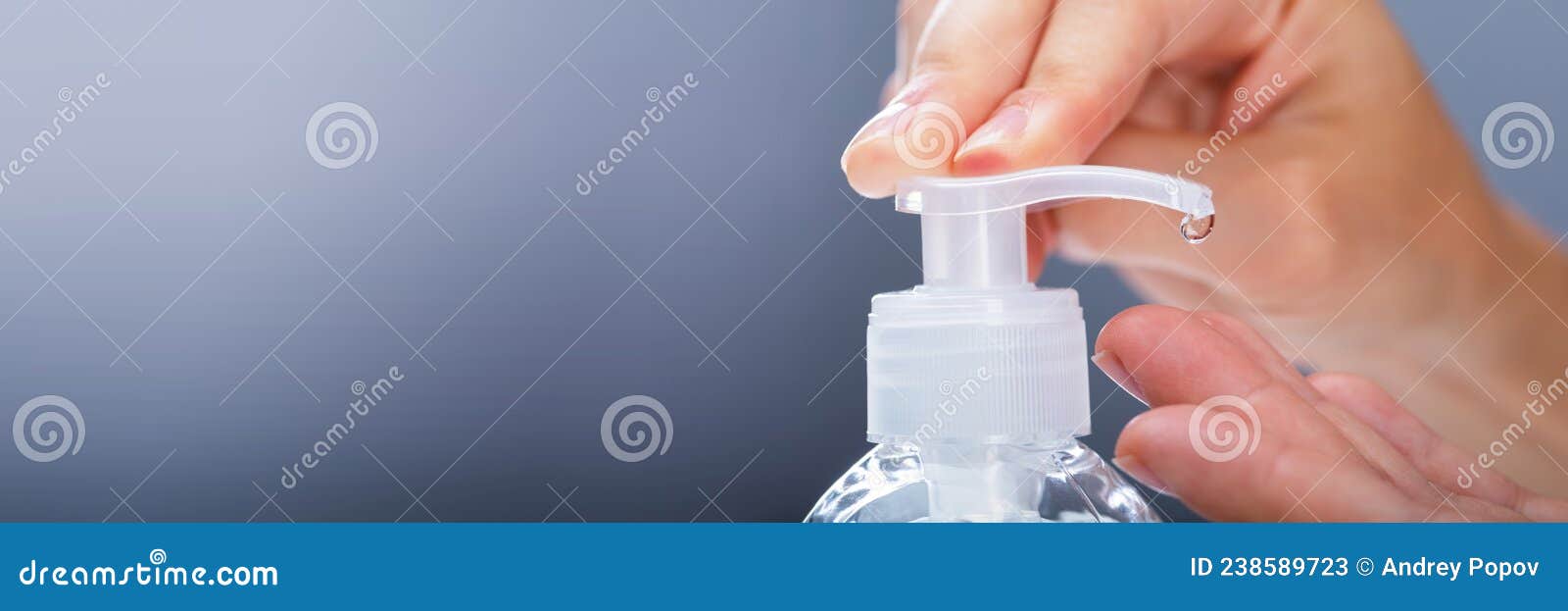 Hand Using Disinfectant Gel, Rub Alcohol Stock Image - Image of bottle ...