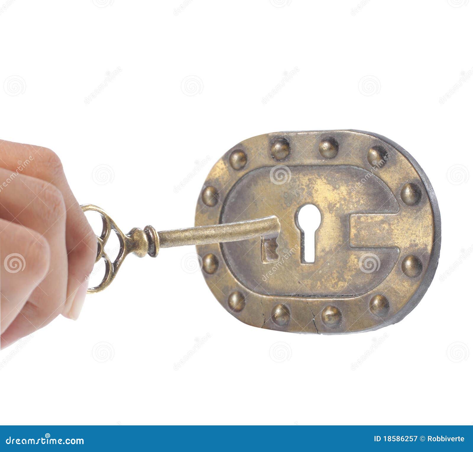 Hand using key try to open stock image. Image of keyhole - 18586257