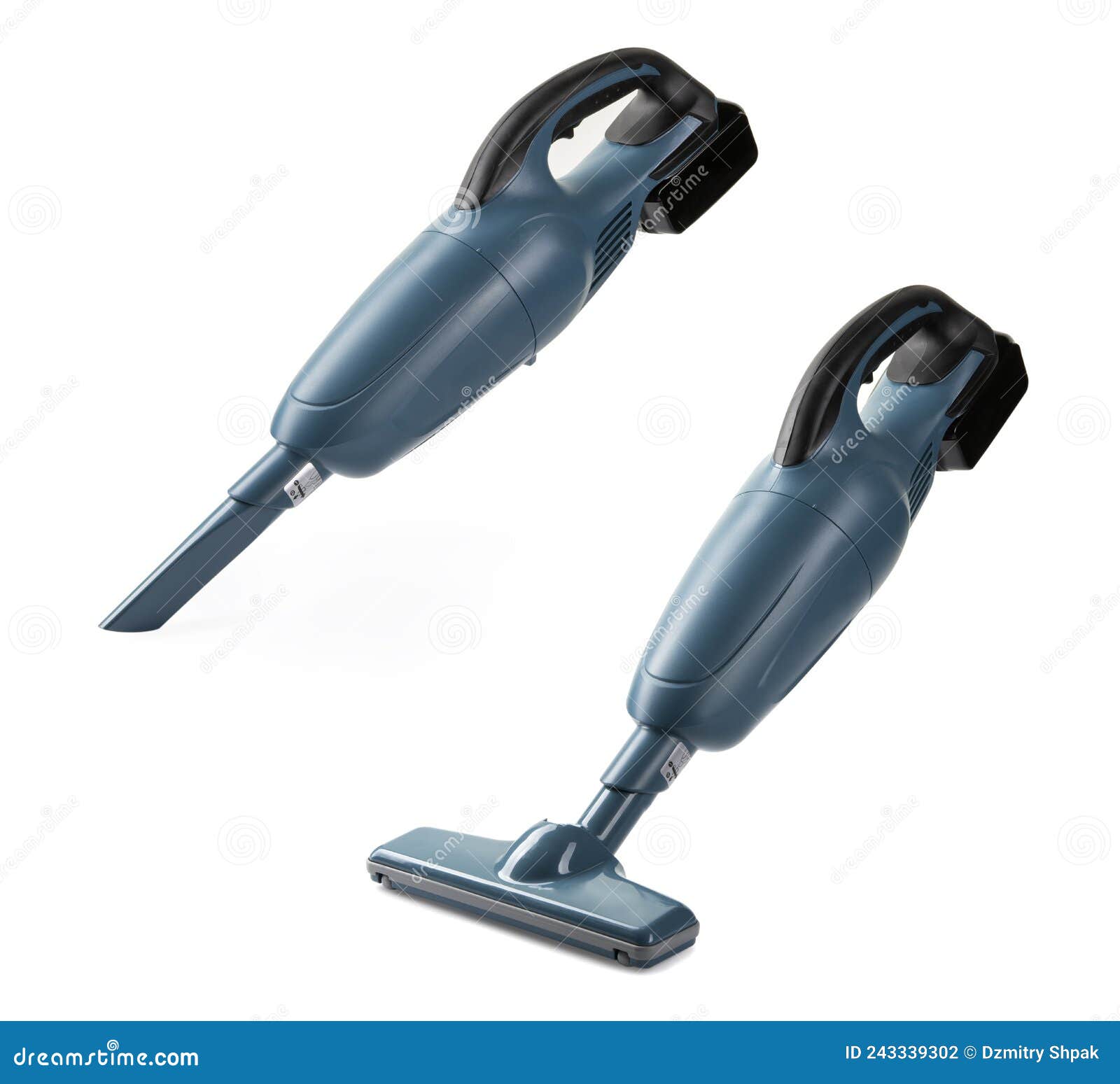 Hand Vacuum Cleaner Collecting Garbage In The Sand On The Beach Royalty ...