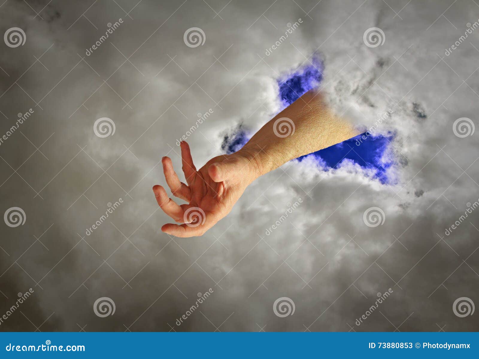 Hand van god stock afbeelding. Image of begeleiding, lichaam - 73880853