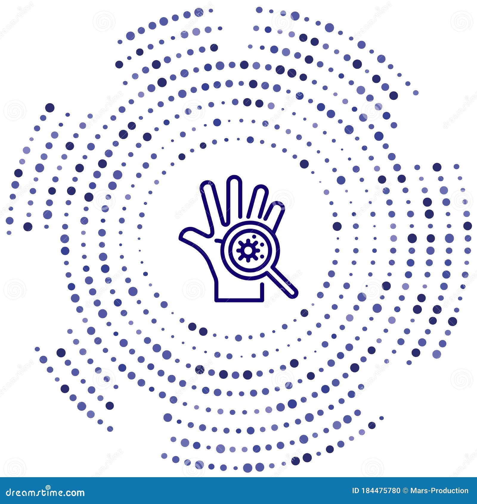 Hand Vector Icon. Hand Editable Stroke. Hand Linear Symbol for Use on ...