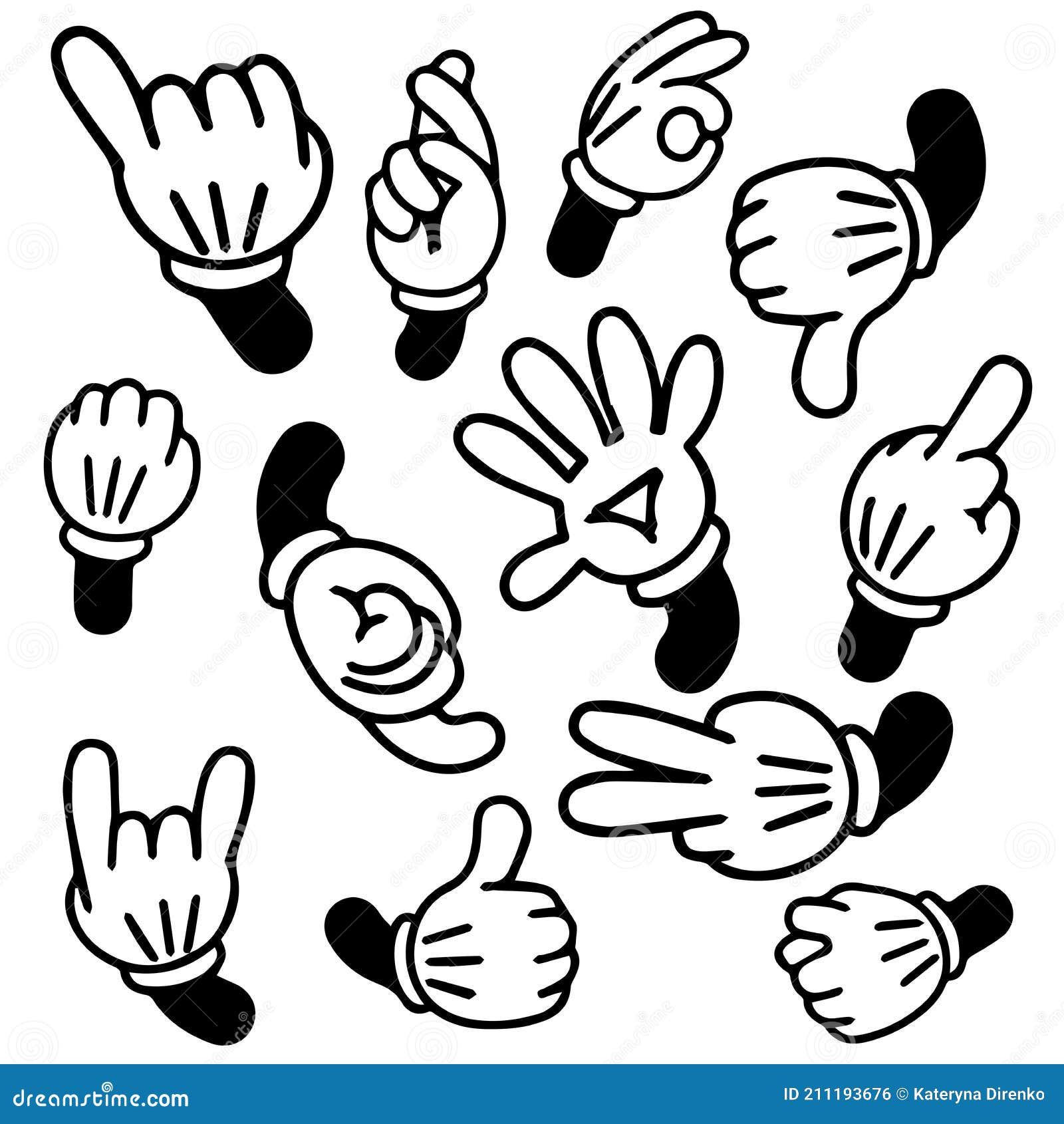 Hand Vector Illustration Background. Element Design for Logo, App, Web ...