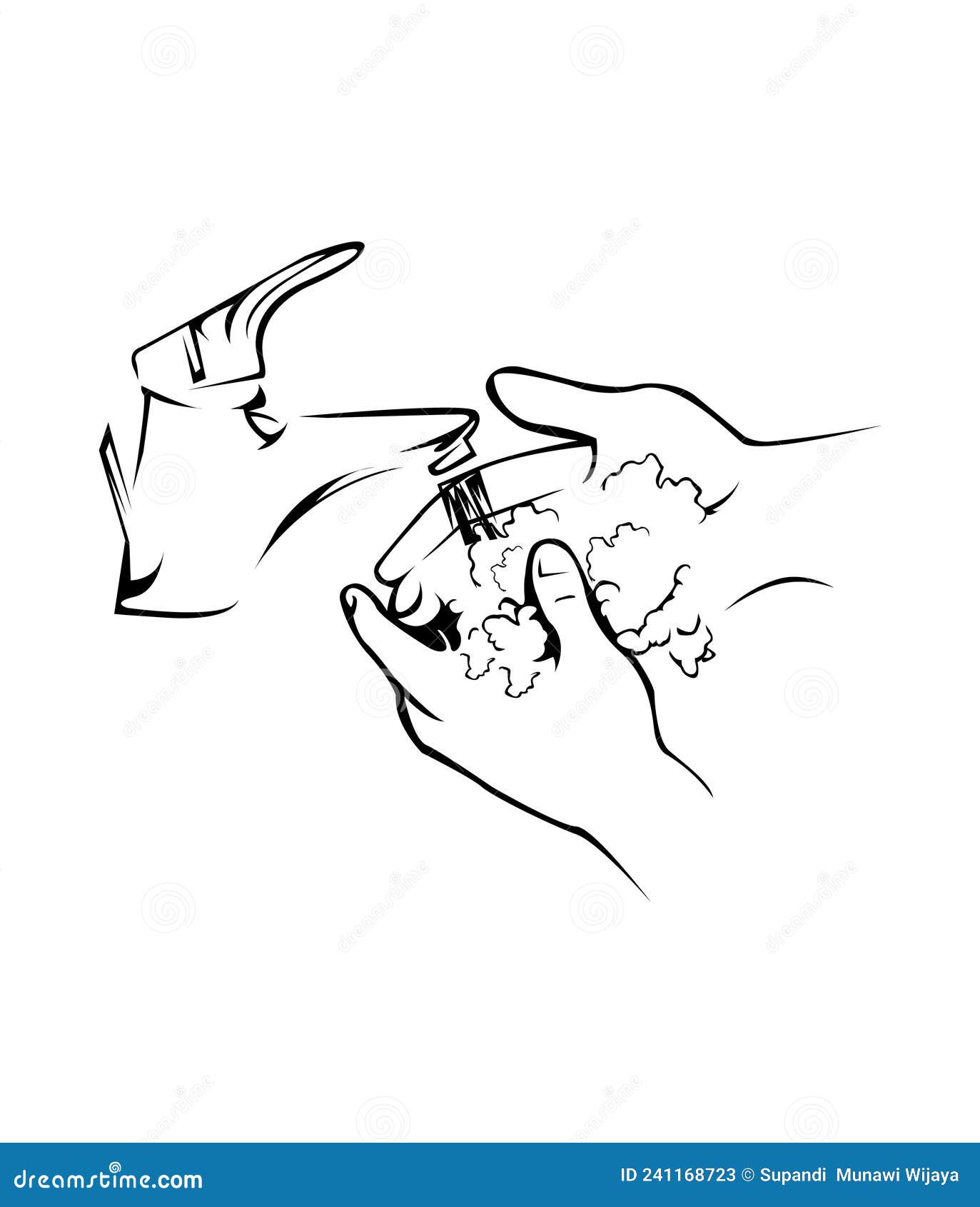 Hand Vector Line Art Illustration Symbol Perfect Stock Vector ...