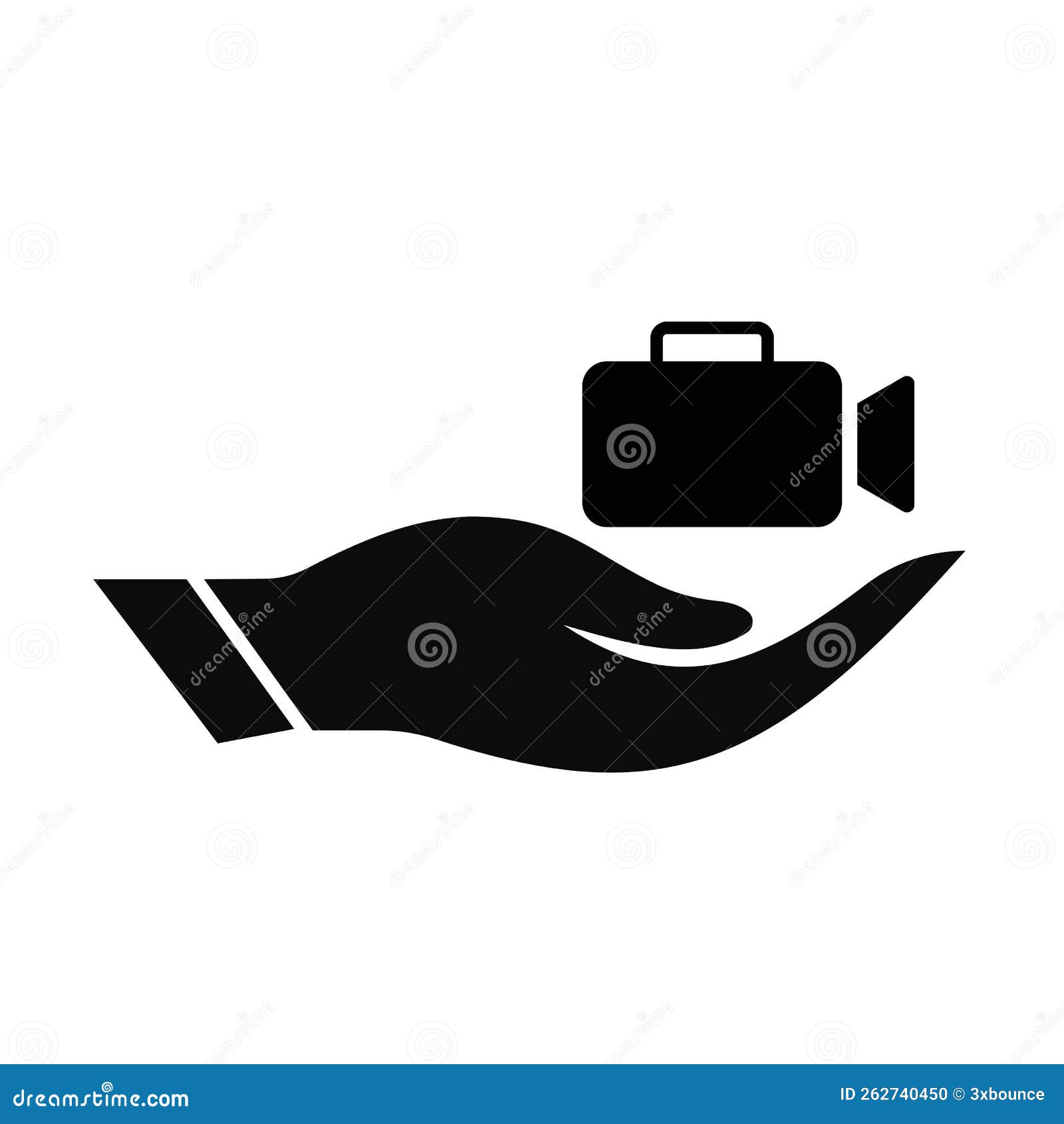 Hand Video Camera Logo Design. Video Camera Logo with Hand Concept ...
