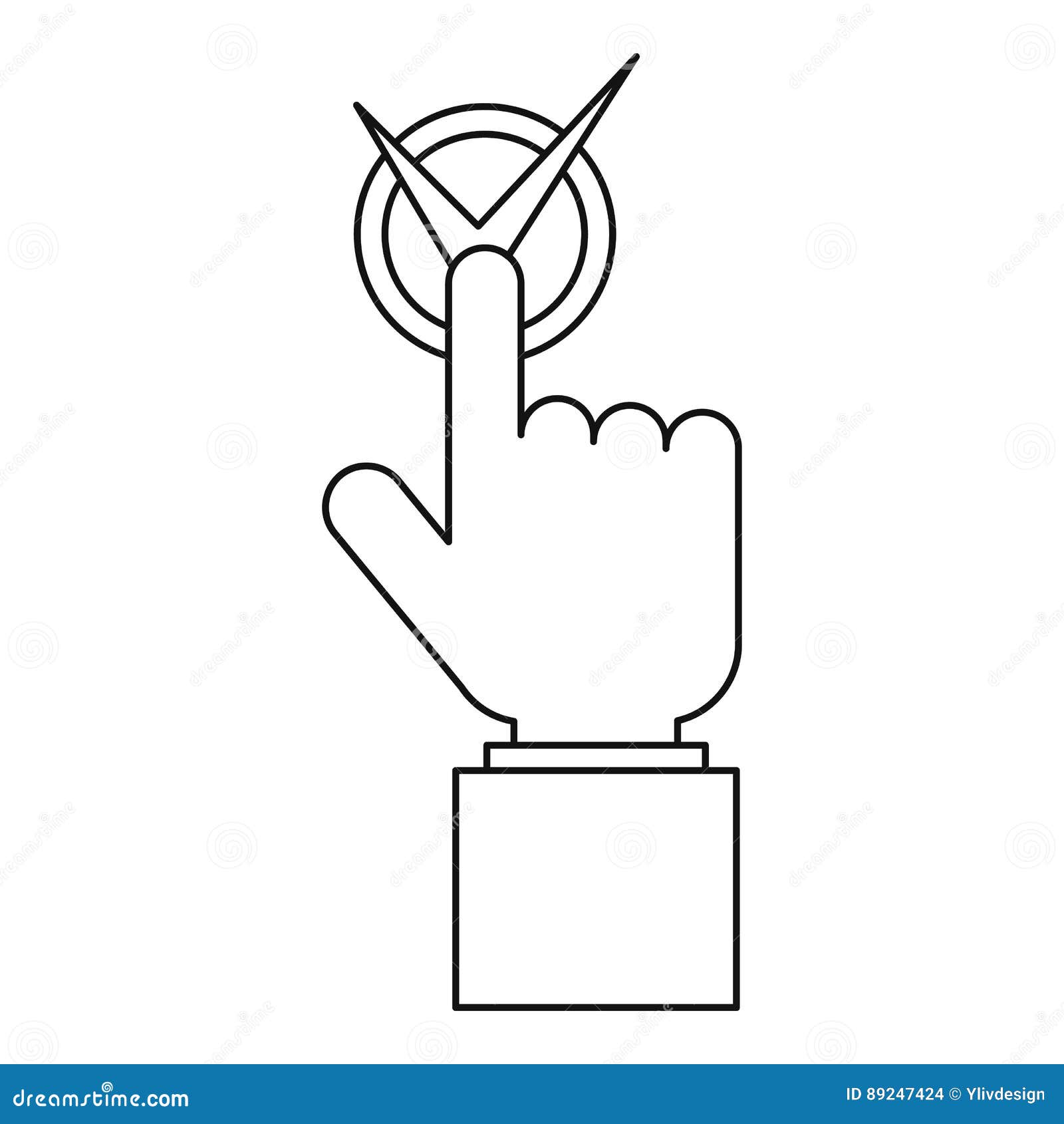 Vote Finger Symbol