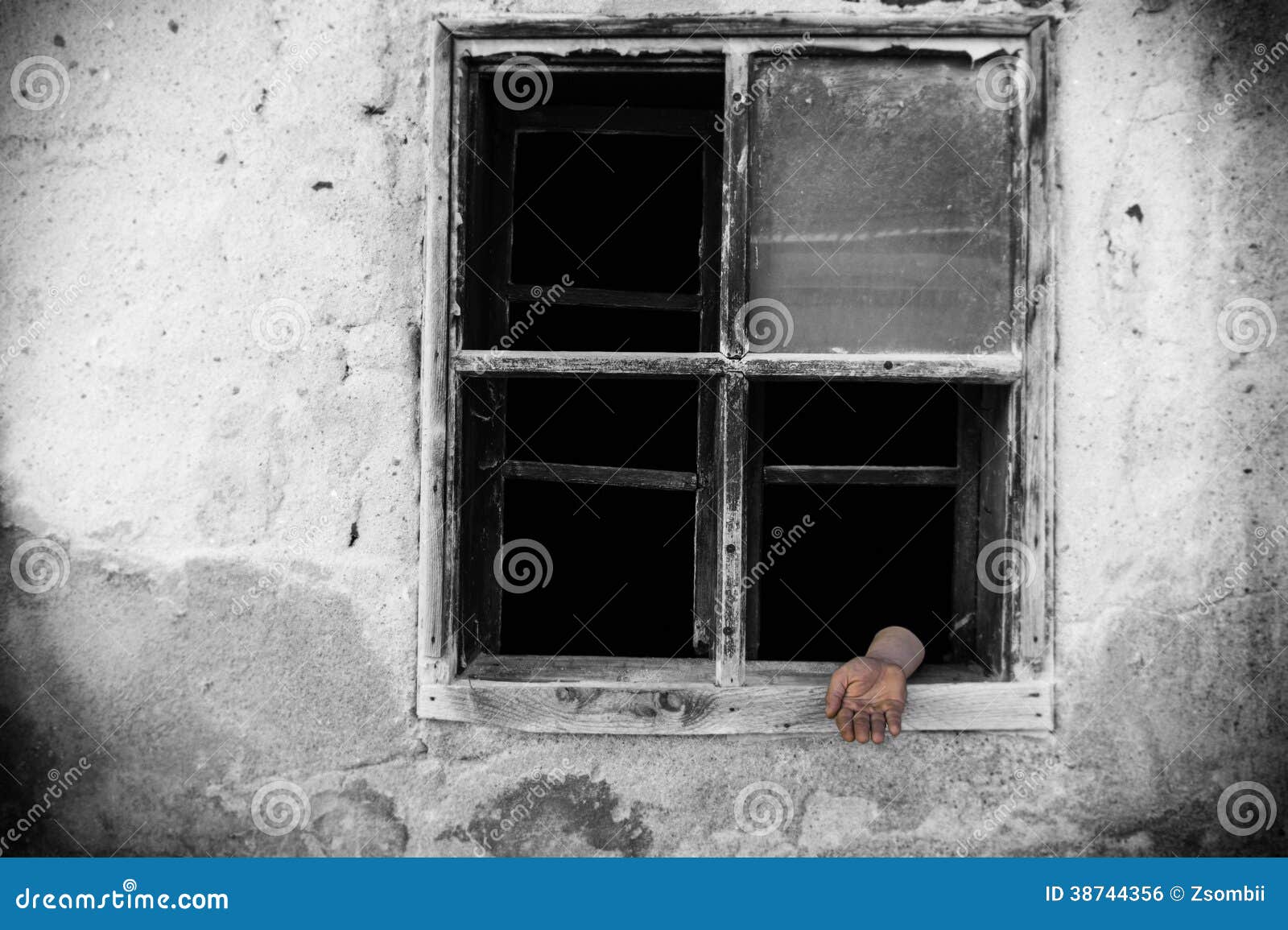 Hand Waiting for Somethin To Receive Stock Photo - Image of horror ...