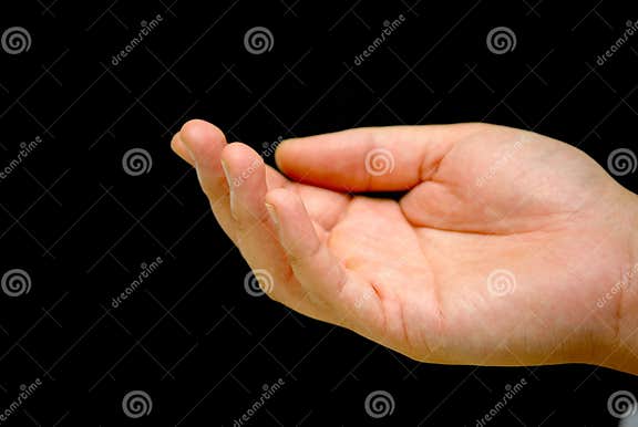 Hand waiting to receive stock image. Image of waiting - 6147013