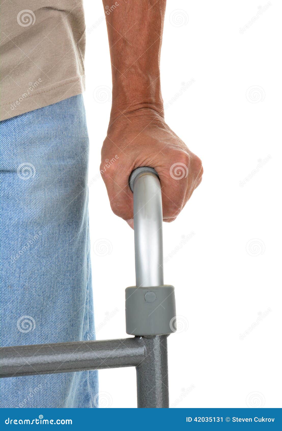 Hand on a Walker stock image. Image of closeup, mobility - 42035131