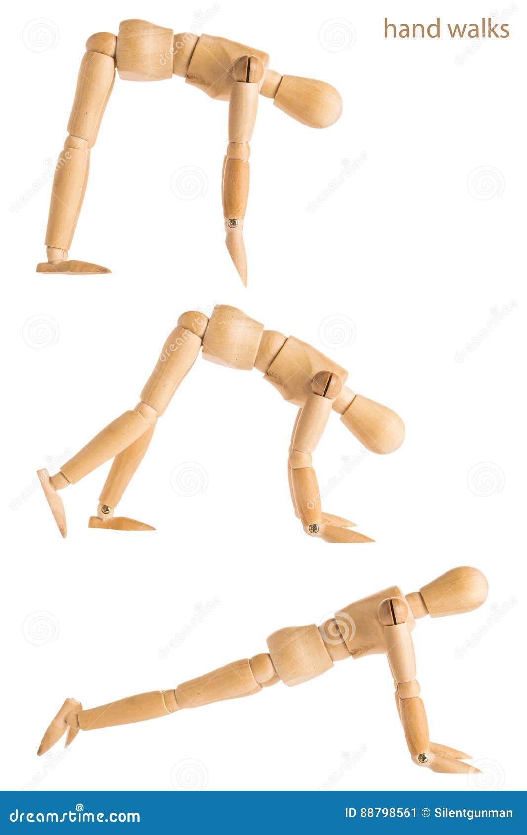 Hand walks pose stock image. Image of figure, marionette - 88798561