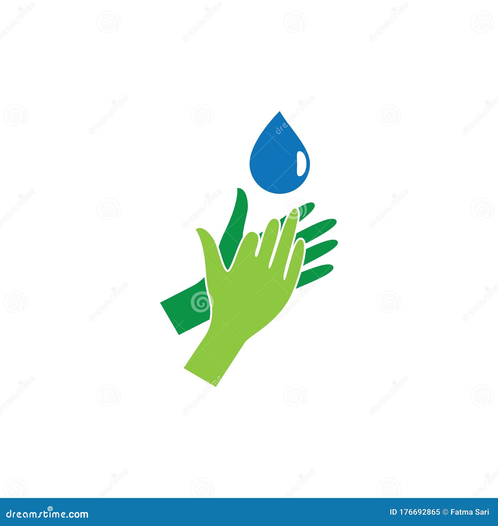 Hand wash logo template stock illustration. Illustration of health ...