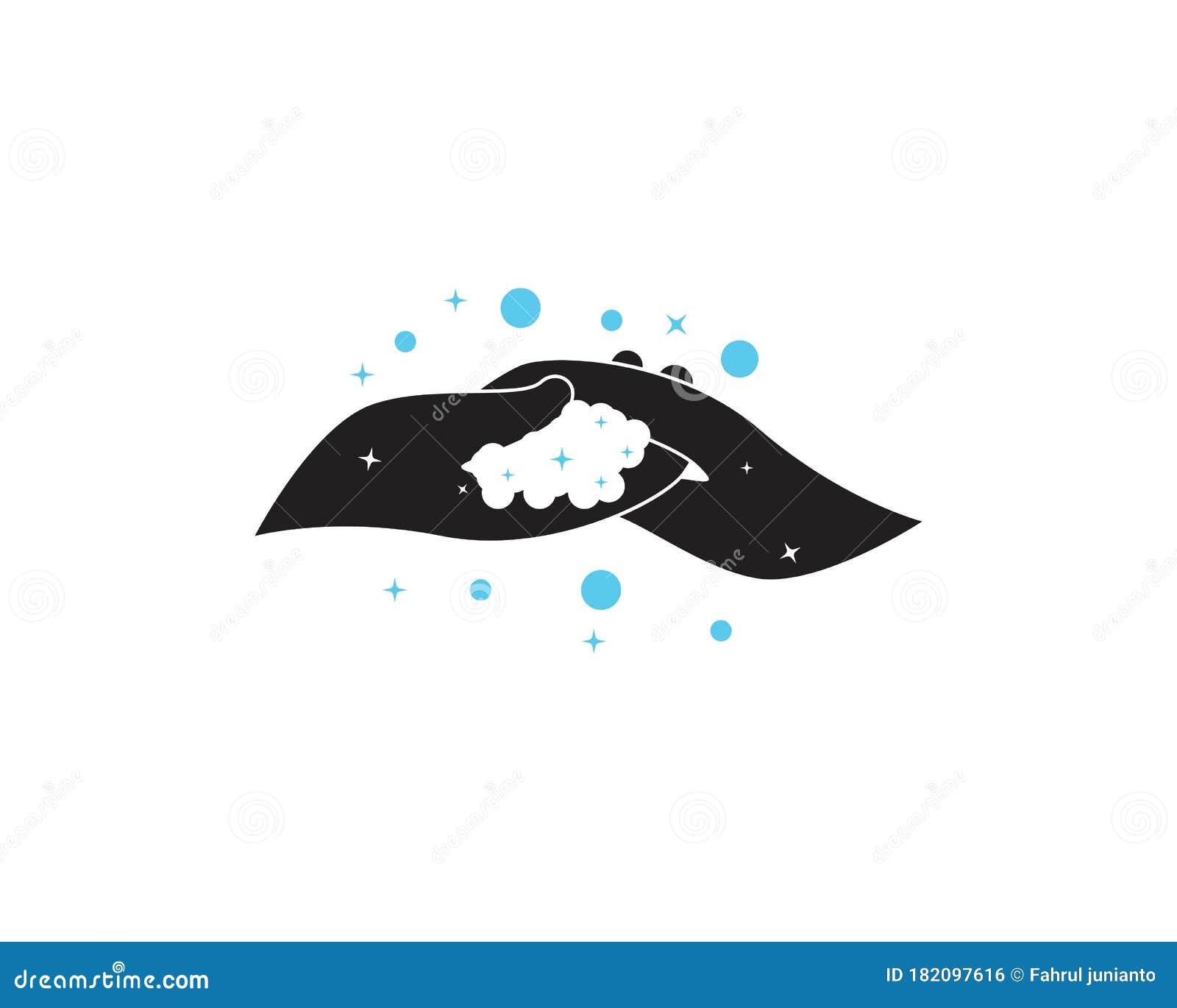 Hand Wash Logo Template Vector Illustration Stock Illustration ...