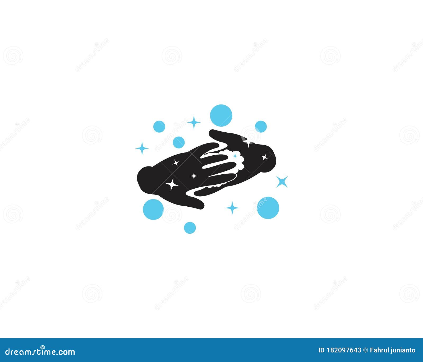 Hand Wash Logo Template Vector Illustration Stock Illustration ...