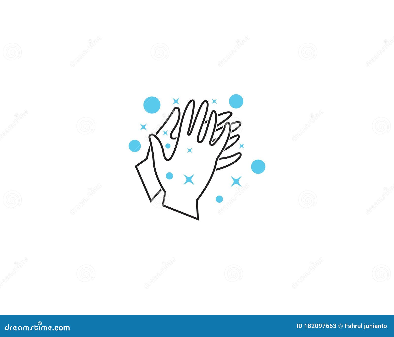 Hand Wash Logo Template Vector Illustration Stock Illustration ...