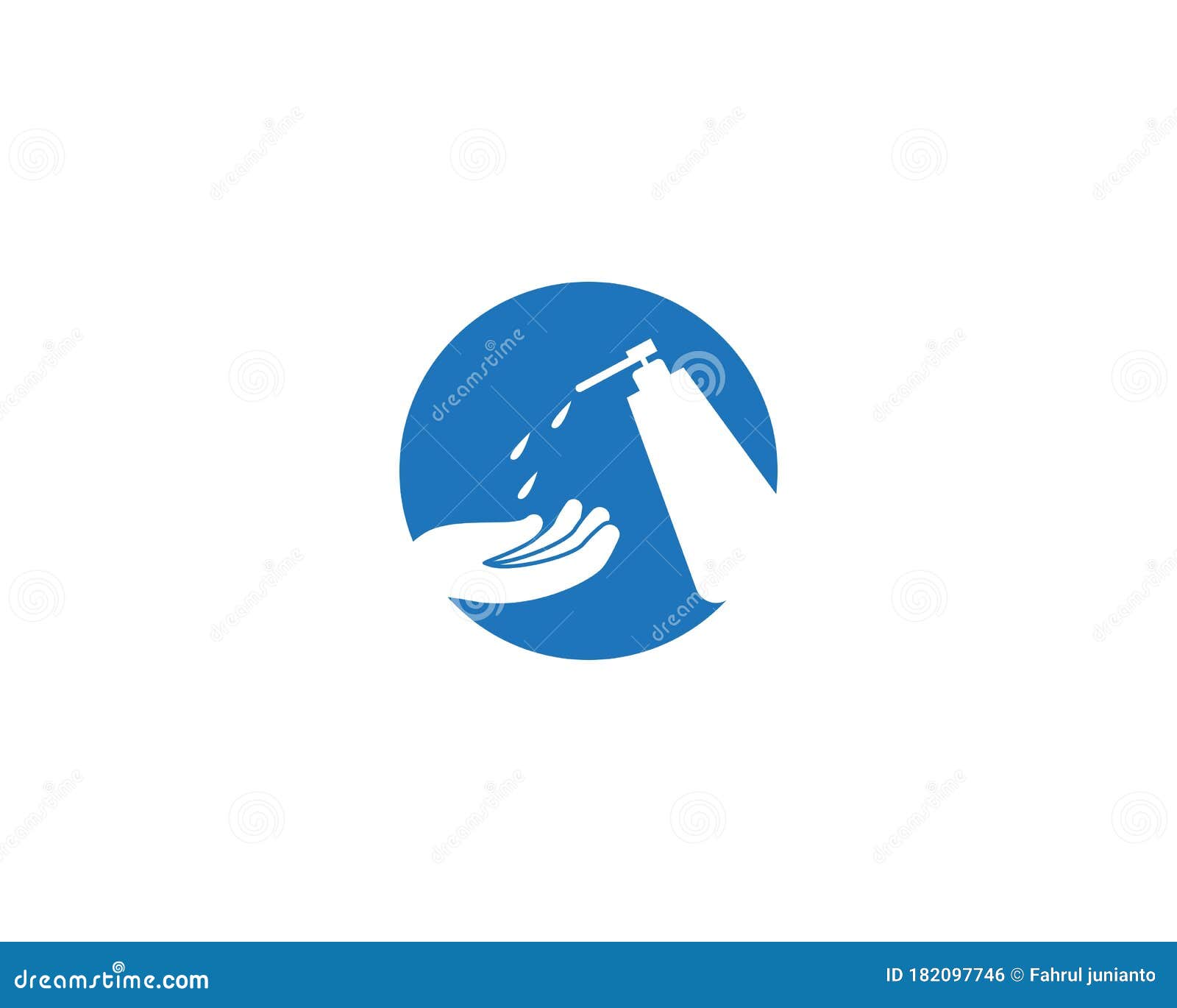 Hand Wash Logo Template Vector Illustration Stock Illustration ...