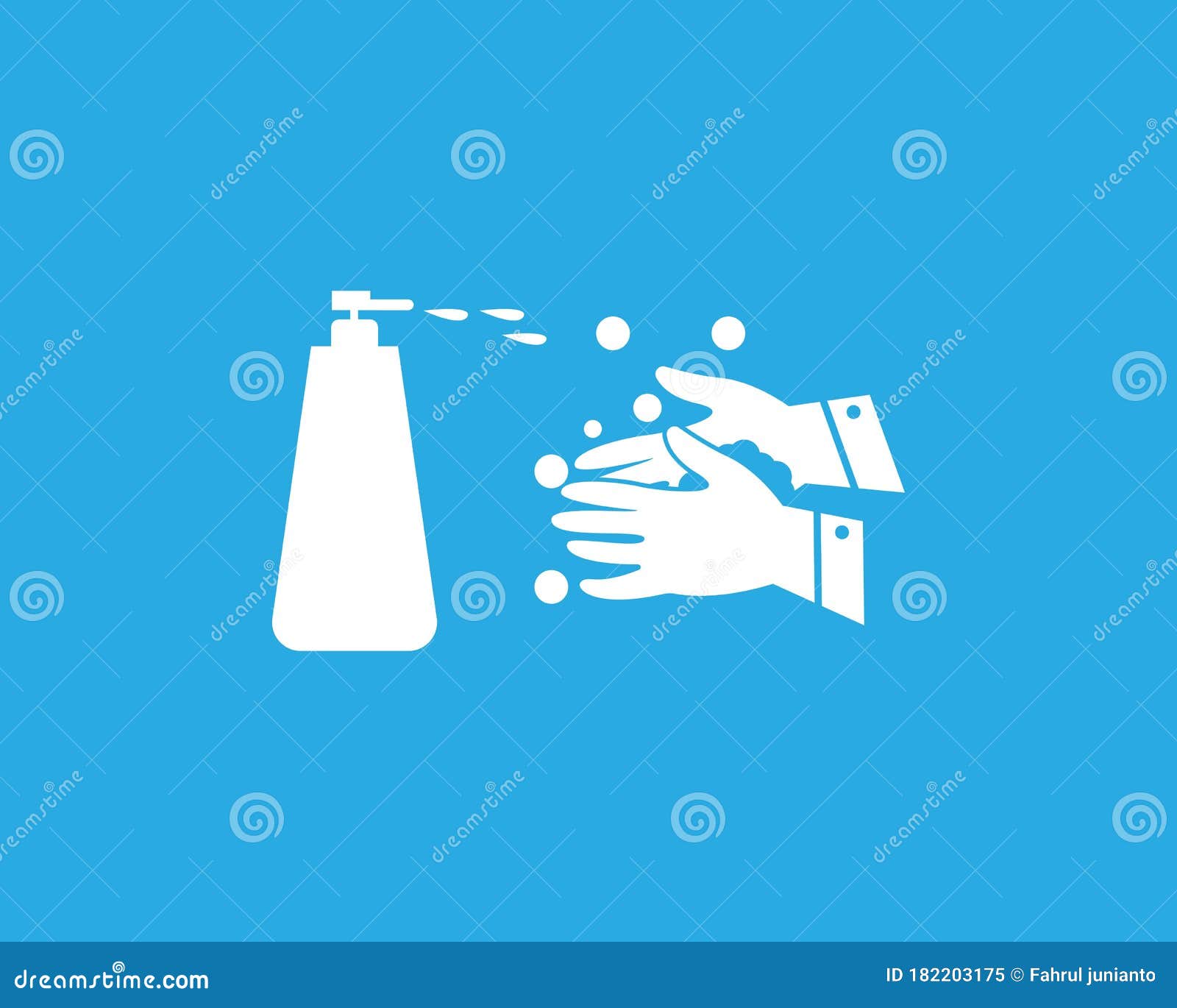 Hand Wash Logo Template Vector Illustration Stock Illustration ...