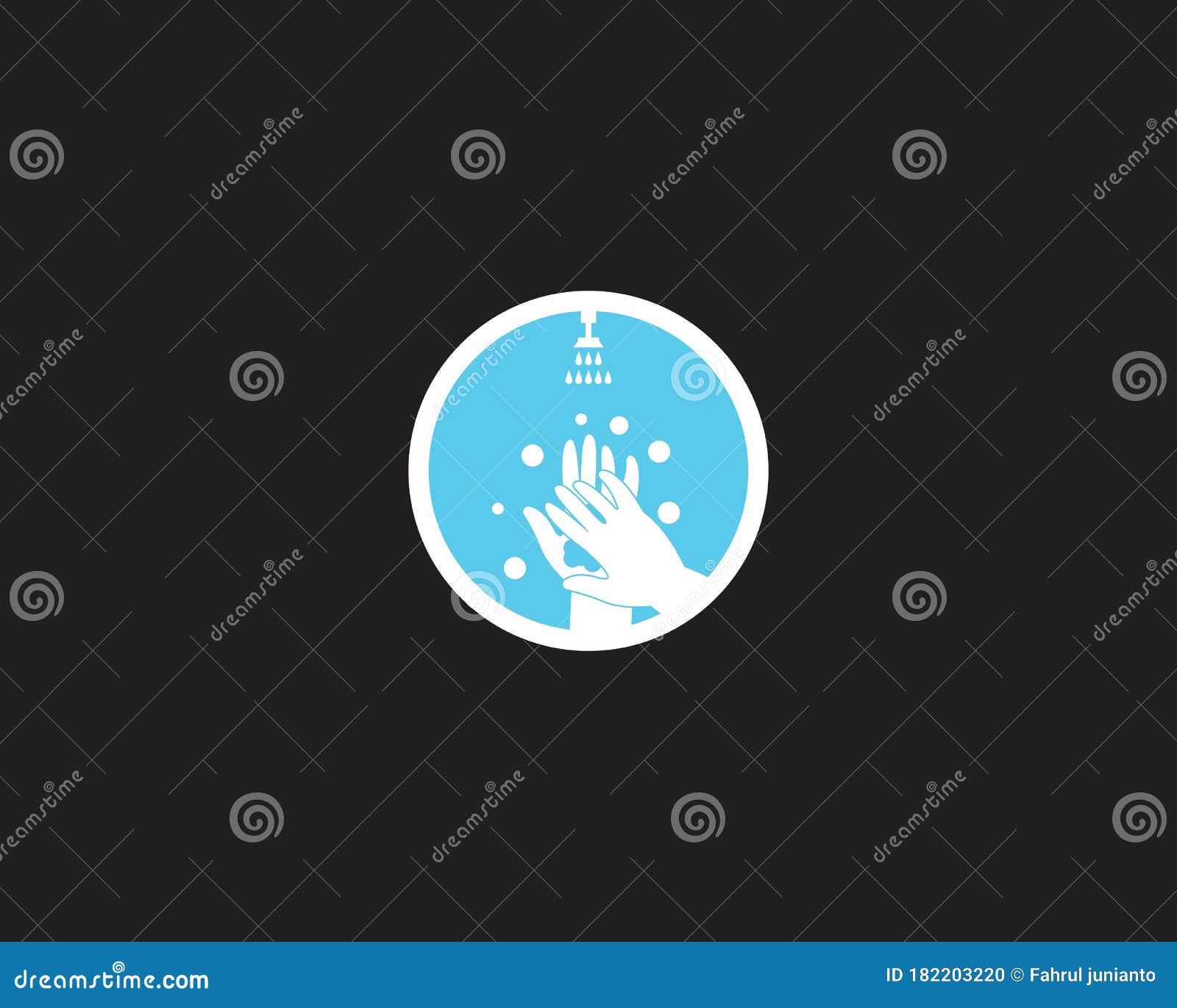 Hand Wash Logo Template Vector Illustration Stock Illustration ...