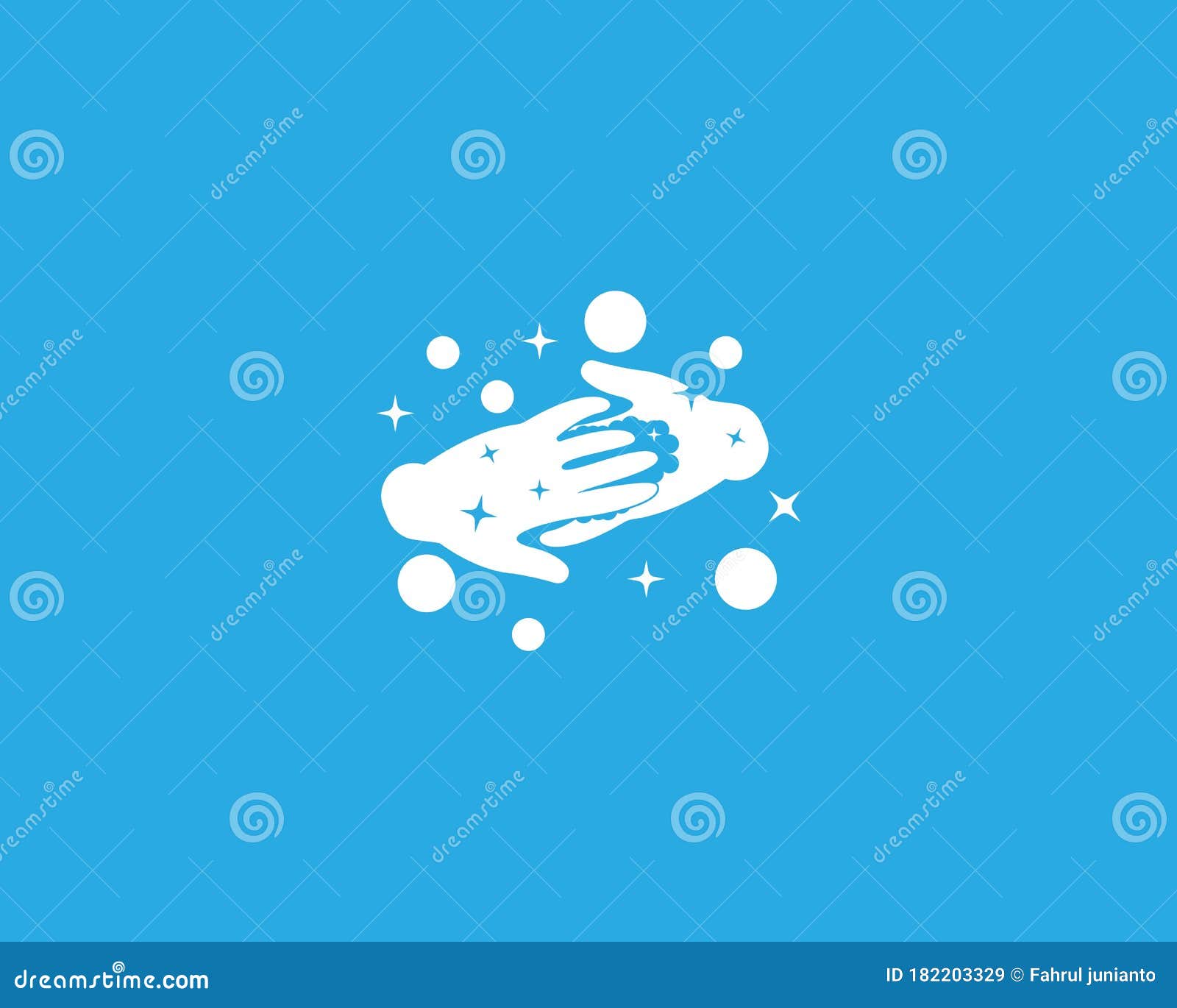 Hand Wash Logo Template Vector Illustration Stock Illustration ...