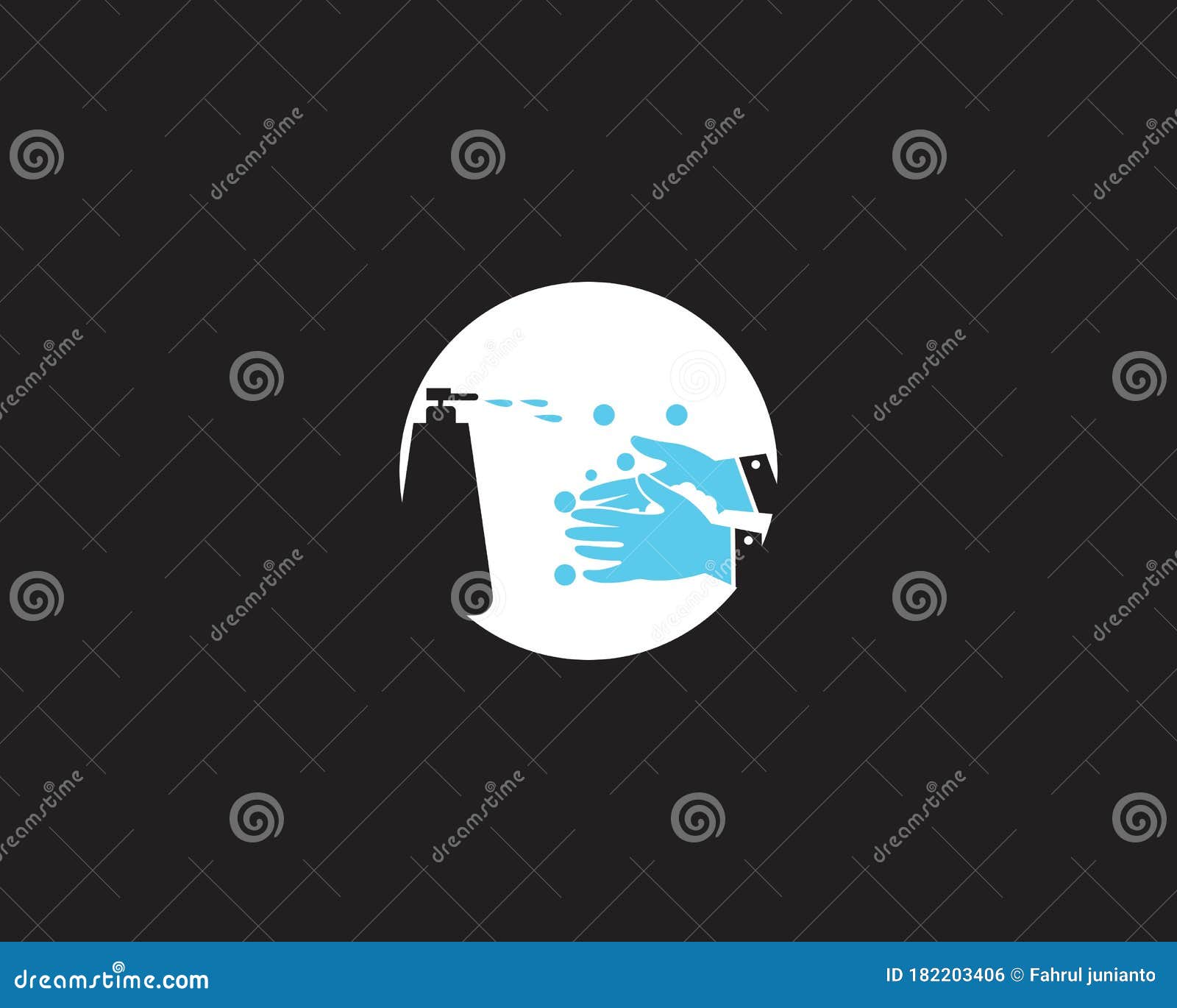 Hand Wash Logo Template Vector Illustration Stock Illustration ...