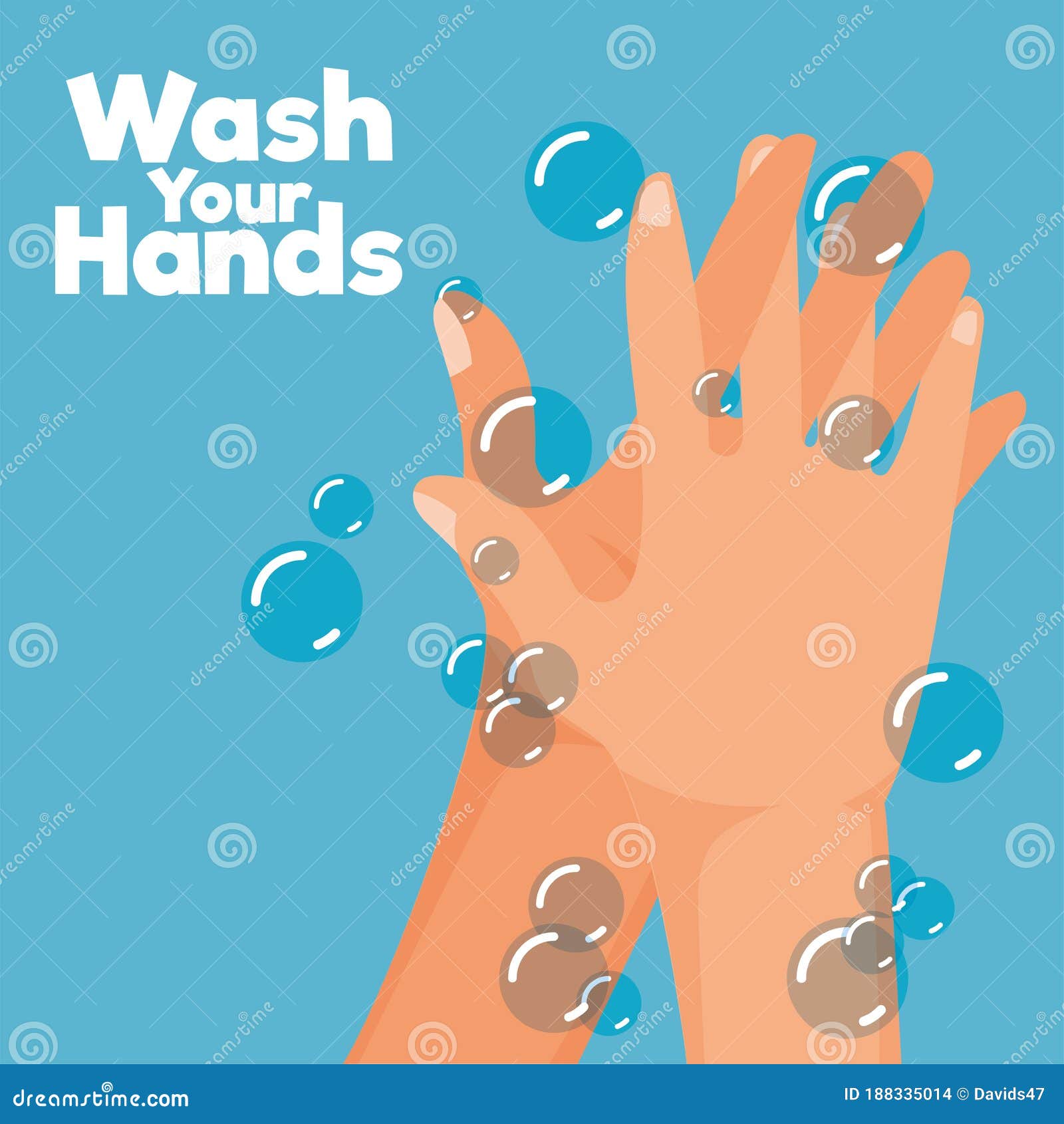 Hand washig poster stock vector. Illustration of information - 188335014