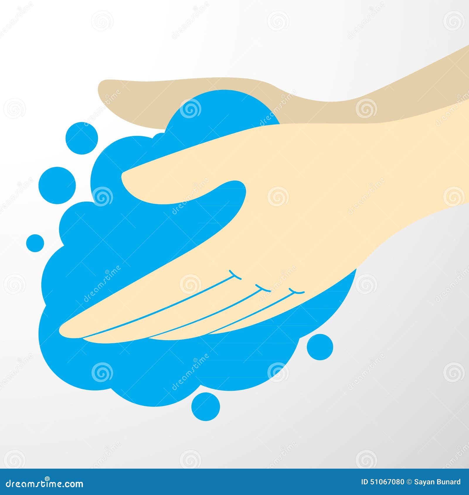 Hand washing icon stock vector. Illustration of icon - 51067080