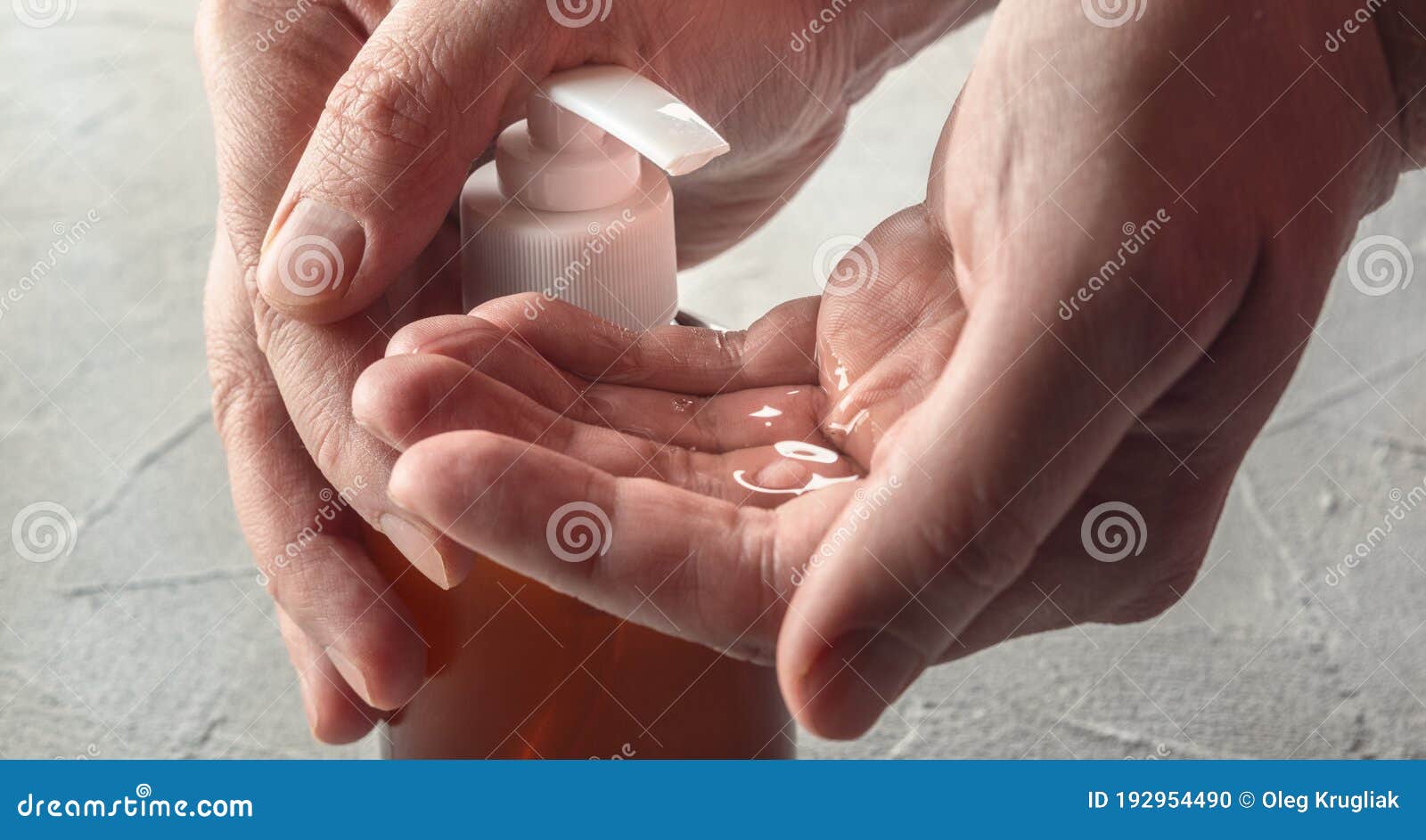 Hand Washing with Liquid Soap - Close-up Stock Photo - Image of ...