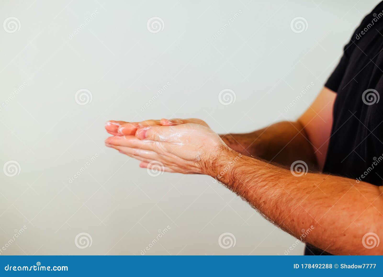Hand Washing with Soap for the Prevention of Germs, Bacteria, Viruses ...