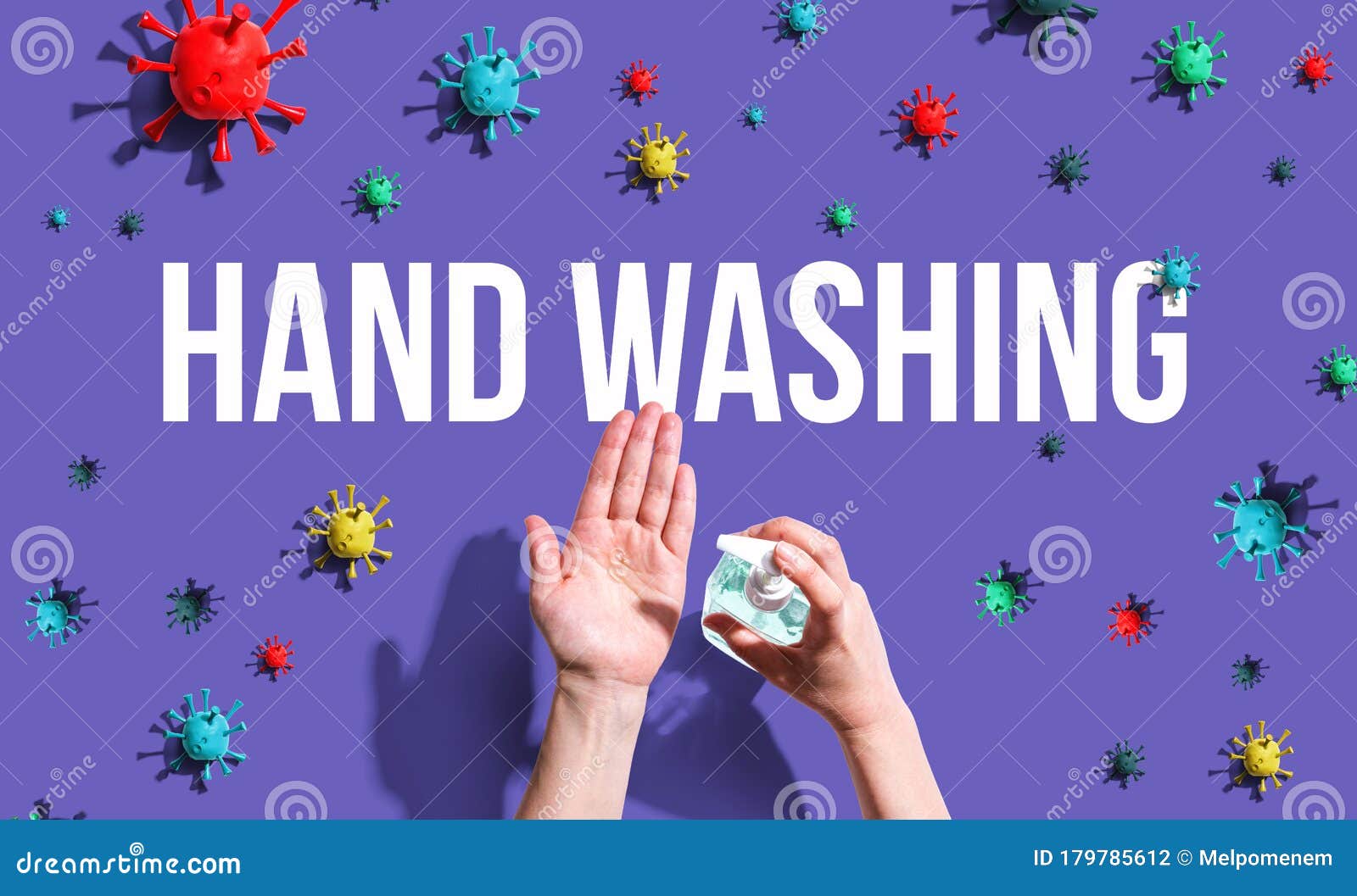 Hand Washing Theme with Hand Sanitizer Stock Photo - Image of ...