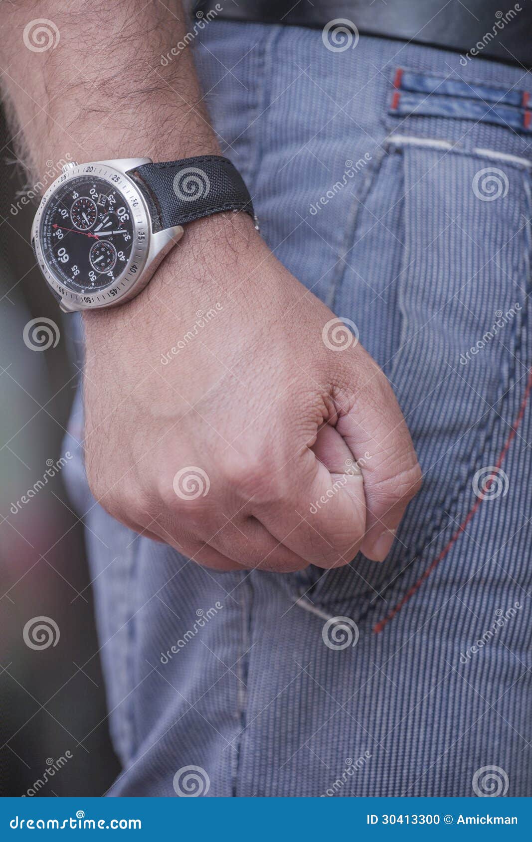 Hand and watch stock photo. Image of panties, business - 30413300