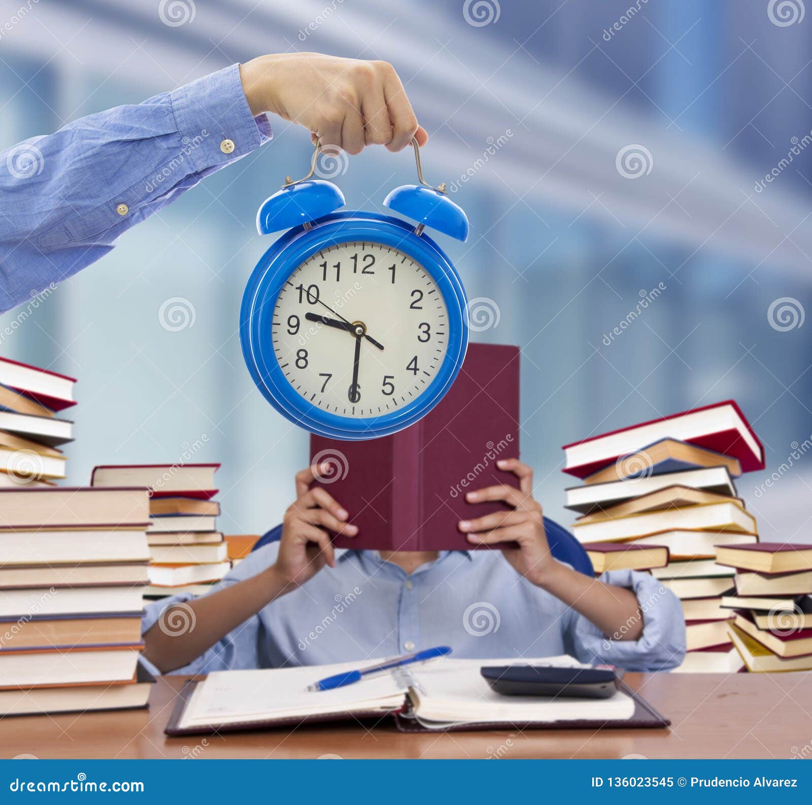 Hand with Watch and Student Stock Image - Image of hand, seconds: 136023545