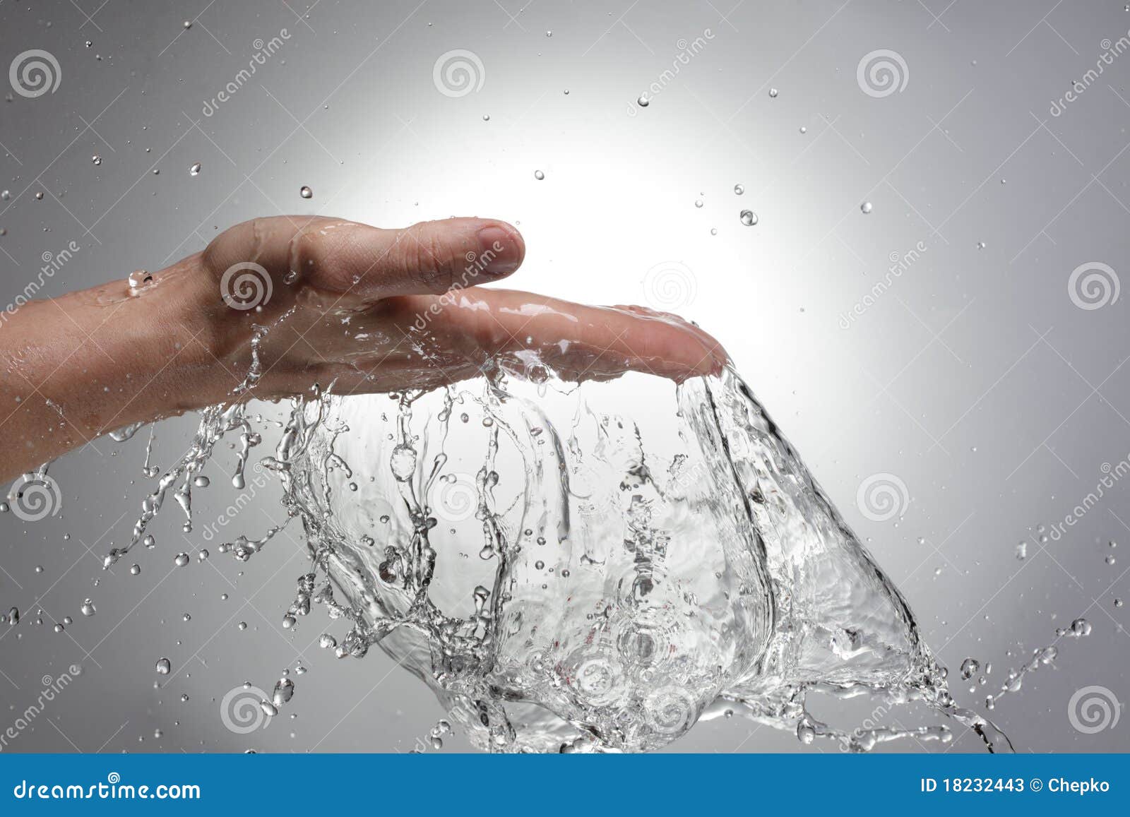 Hand In Water Stock Photos - Image: 18232443
