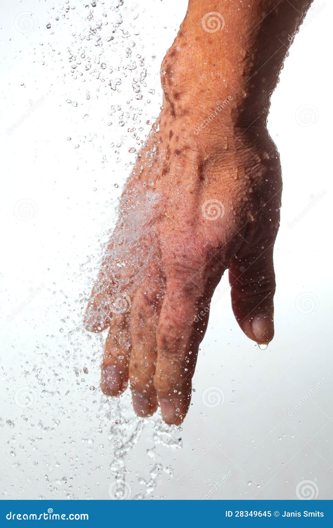 Hand and water. stock image. Image of skincare, clean - 28349645