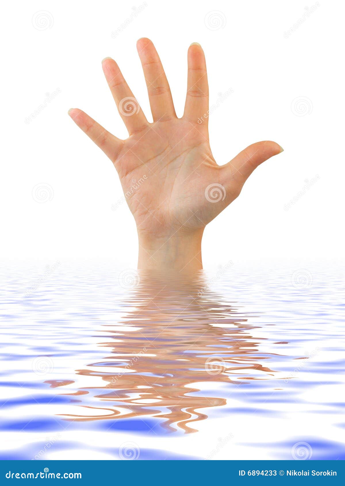 Hand in water stock image. Image of inspiration, drowning - 6894233