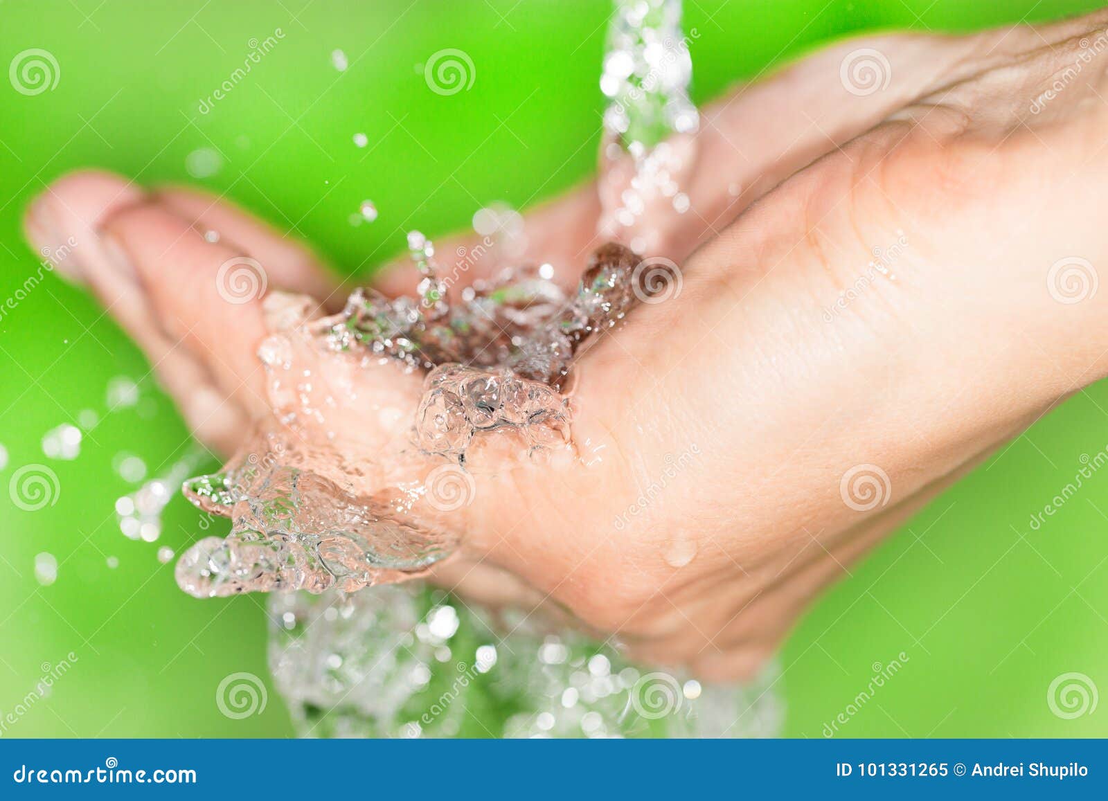 Hand in water stock image. Image of concepts, care, adult - 101331265