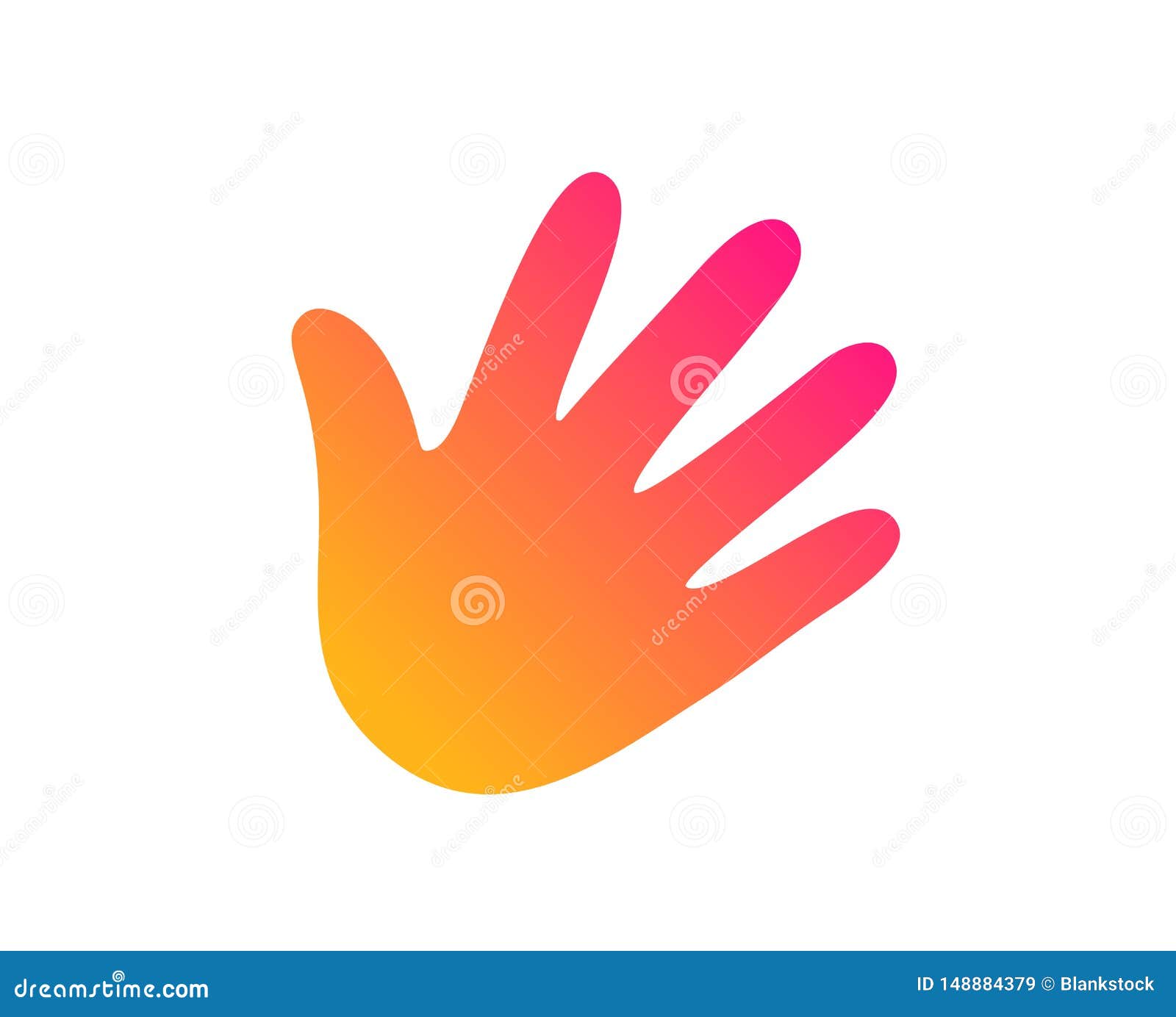 Hand Wave Icon Motion Sensor Gesture For Automated Paper Towel ...