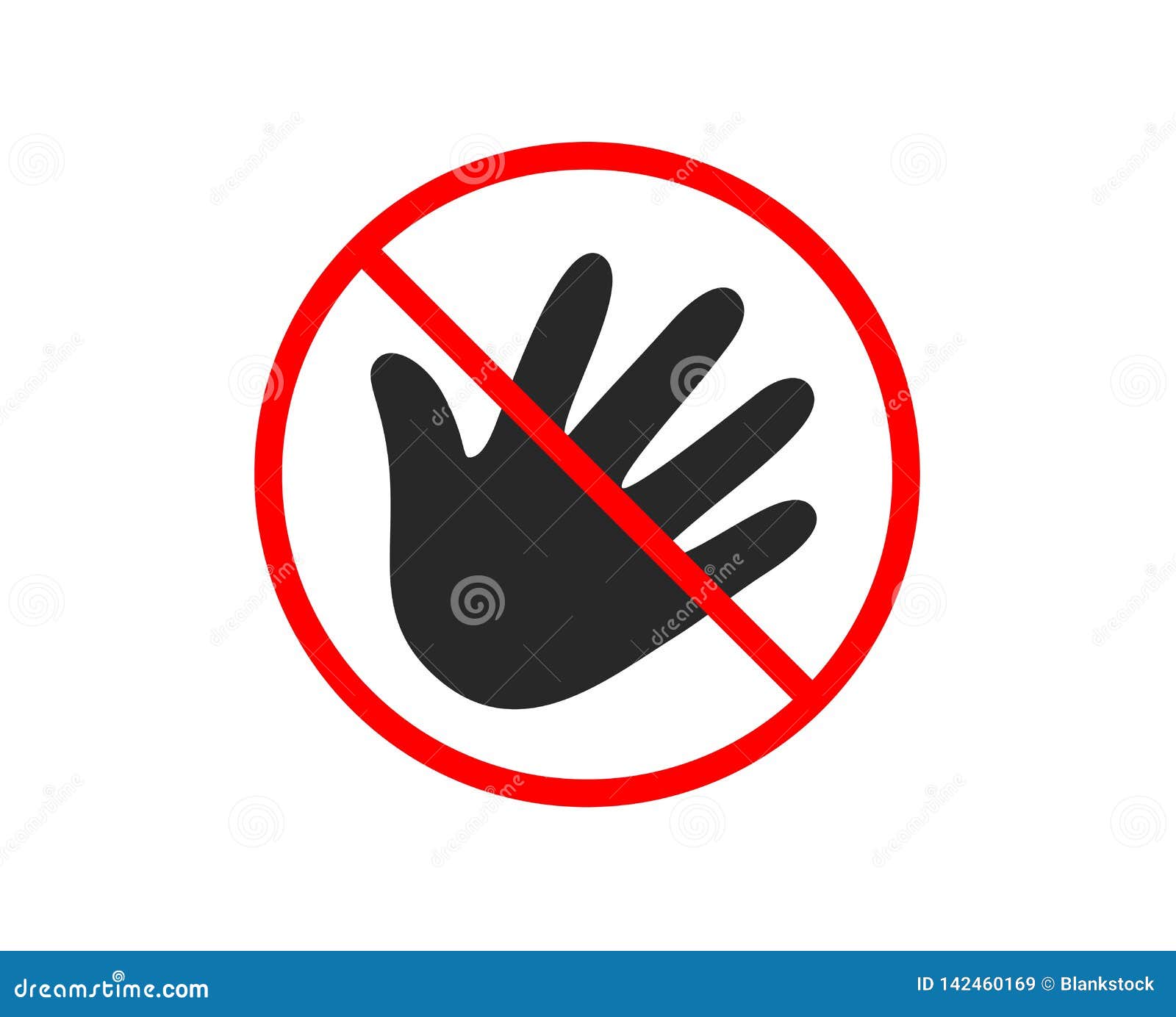 Hand Wave, Waving Hi Or Hello Gesture Line Art Vector Icon For Apps And ...
